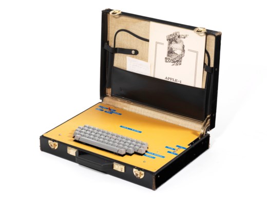 The first Apple computer, Steven Jobs & Stephen Wozniak. 1976 | Christie’s