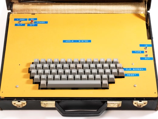 The first Apple computer, Steven Jobs & Stephen Wozniak. 1976 | Christie’s