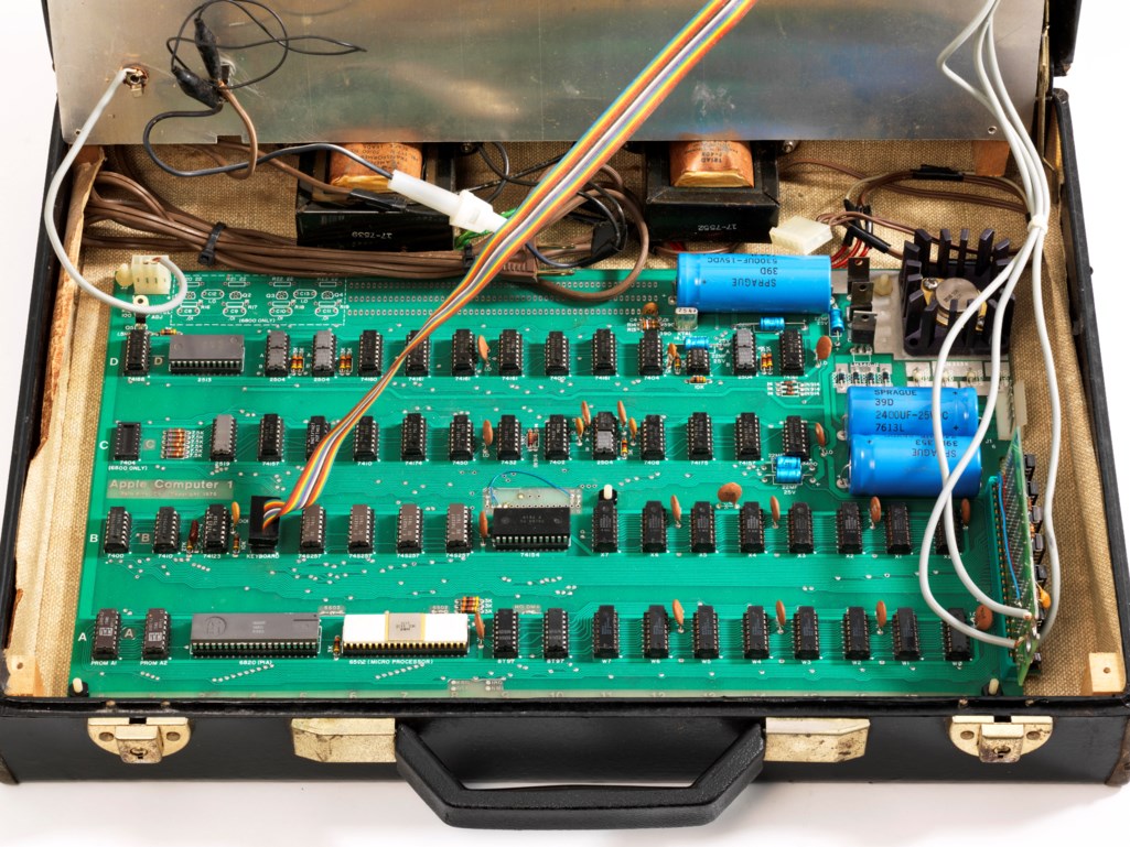 The first Apple computer, Steven Jobs & Stephen Wozniak. 1976 | Christie’s