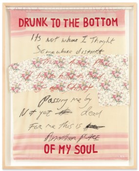 Tracey Emin (b. 1963), Drunk to the Bottom of My Soul | Christie's