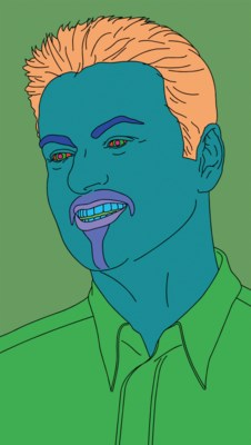 Michael Craig-Martin (b. 1941), Commissioned Portrait Untitled (George ...