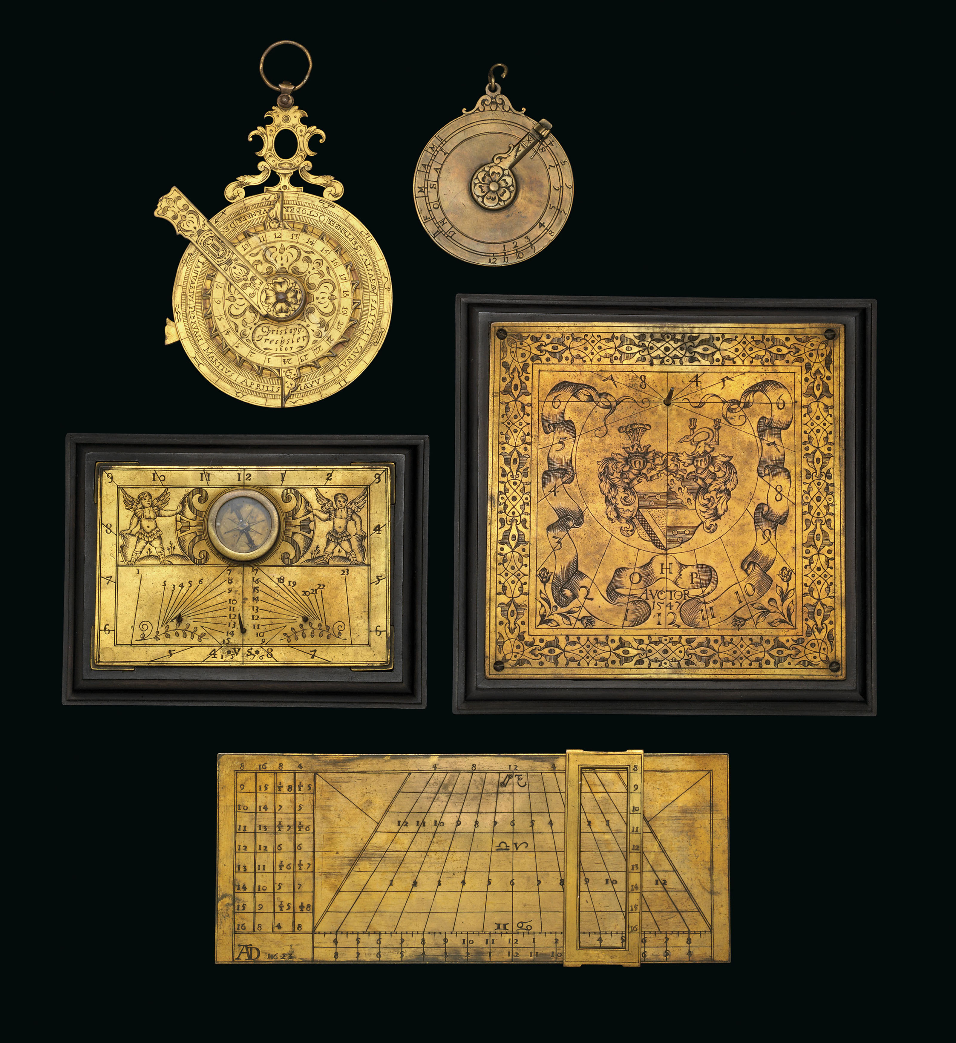 A GROUP OF FIVE 20TH CENTURY SCIENTIFIC INSTRUMENTS