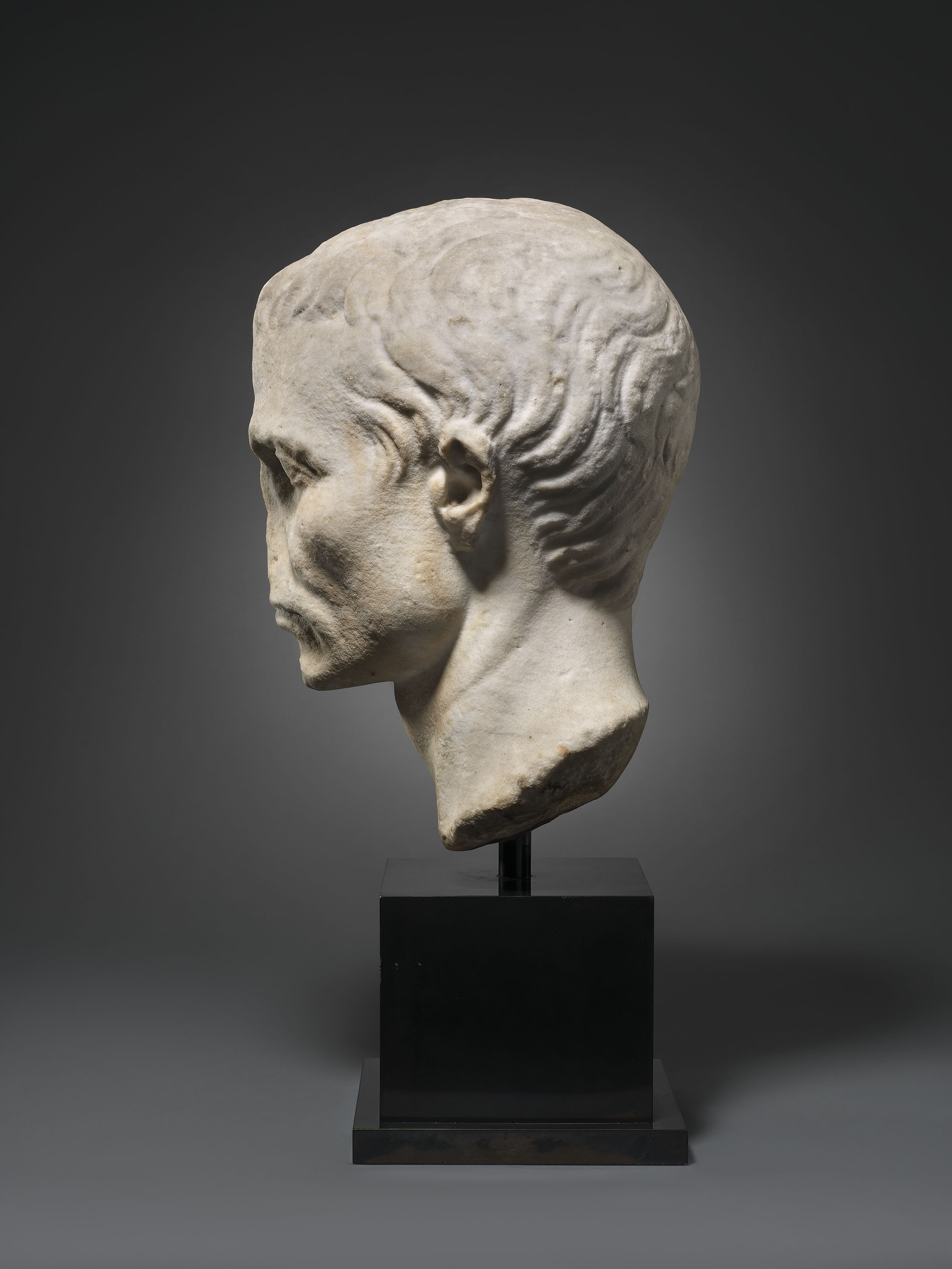 Julius Caesar Head Statue