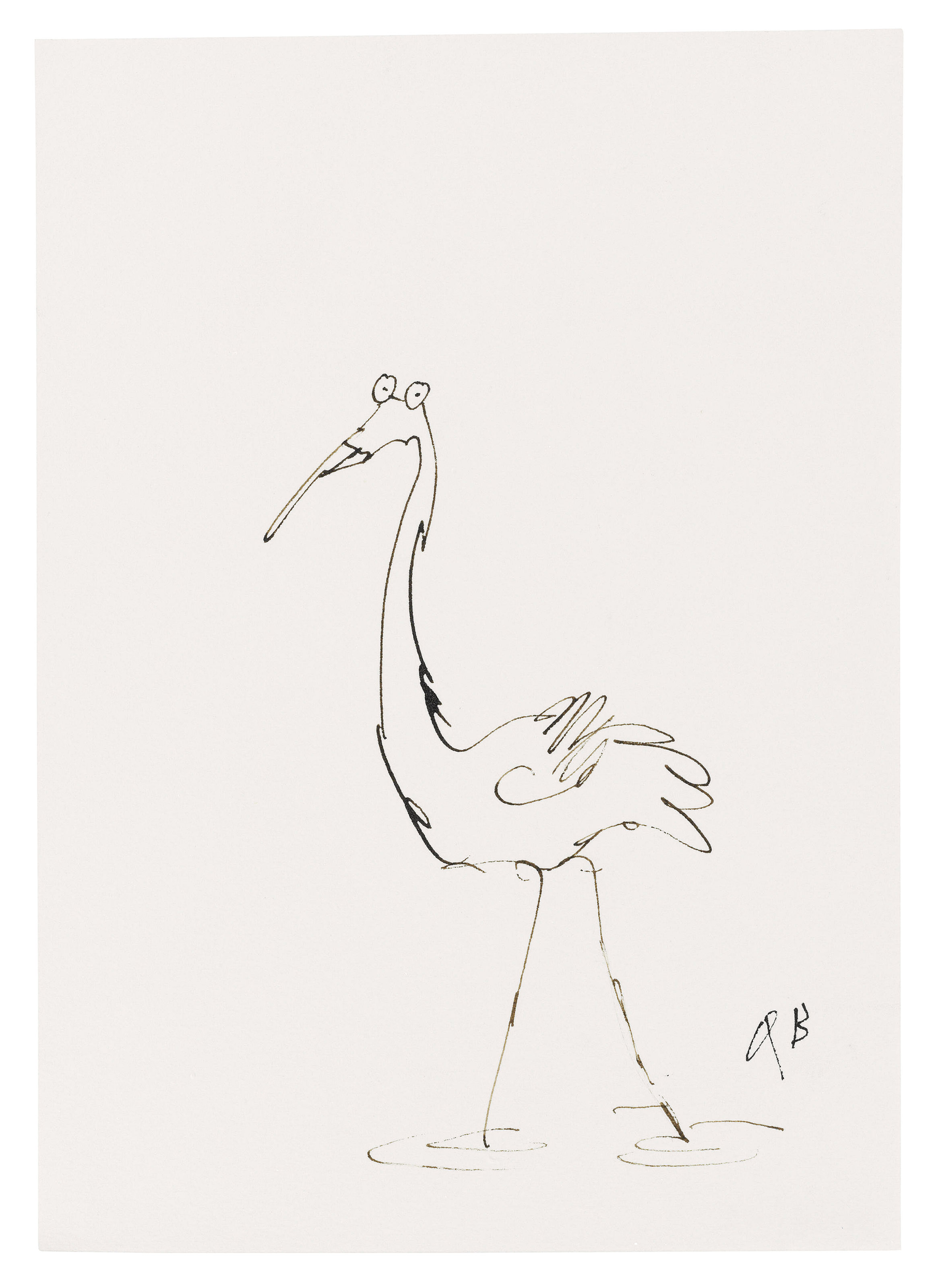 Quentin Blake (b.1932), Bird #1 | Christie’s