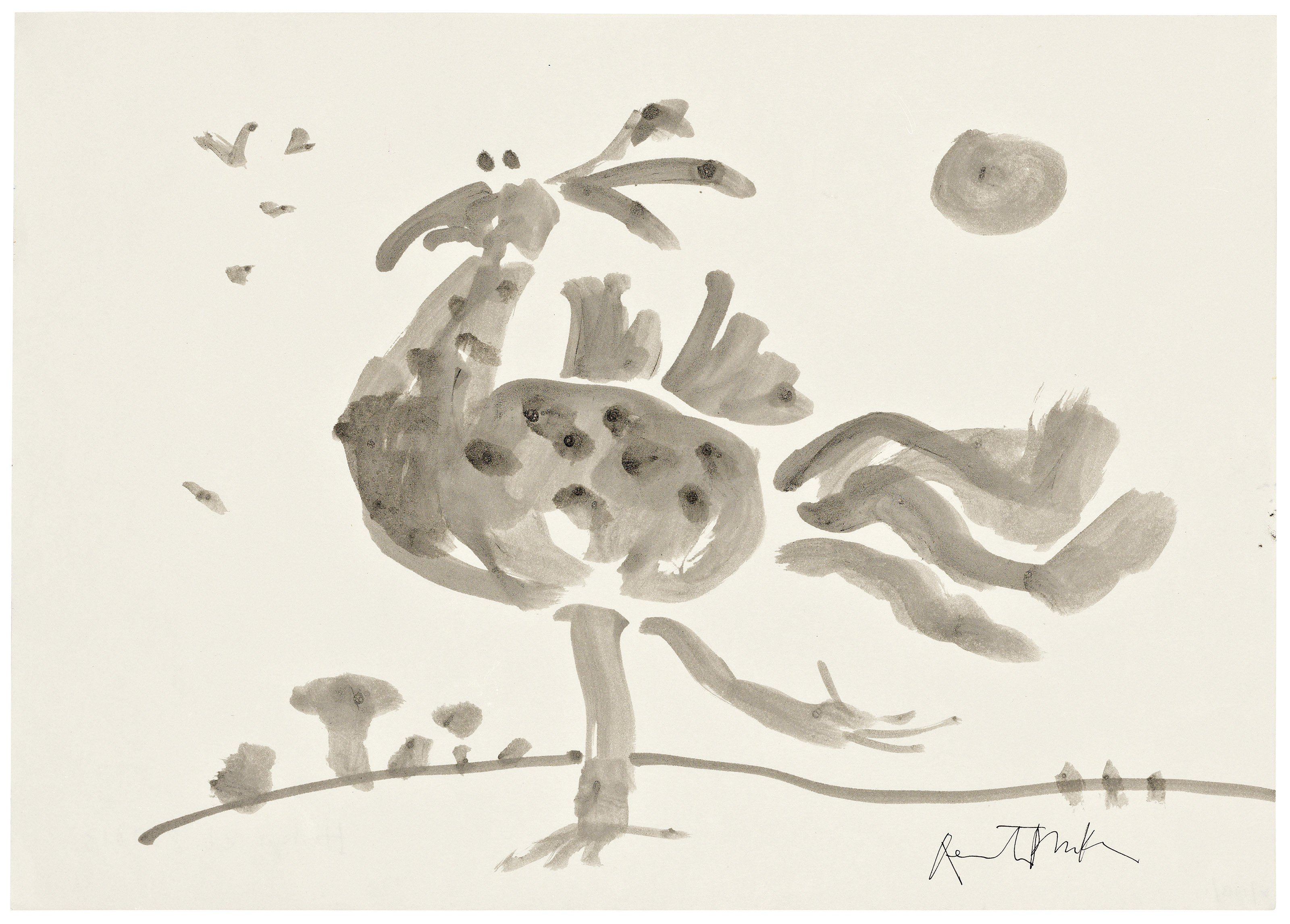 Quentin Blake (b.1932), Unlikely decorative birds #1 | Christie’s