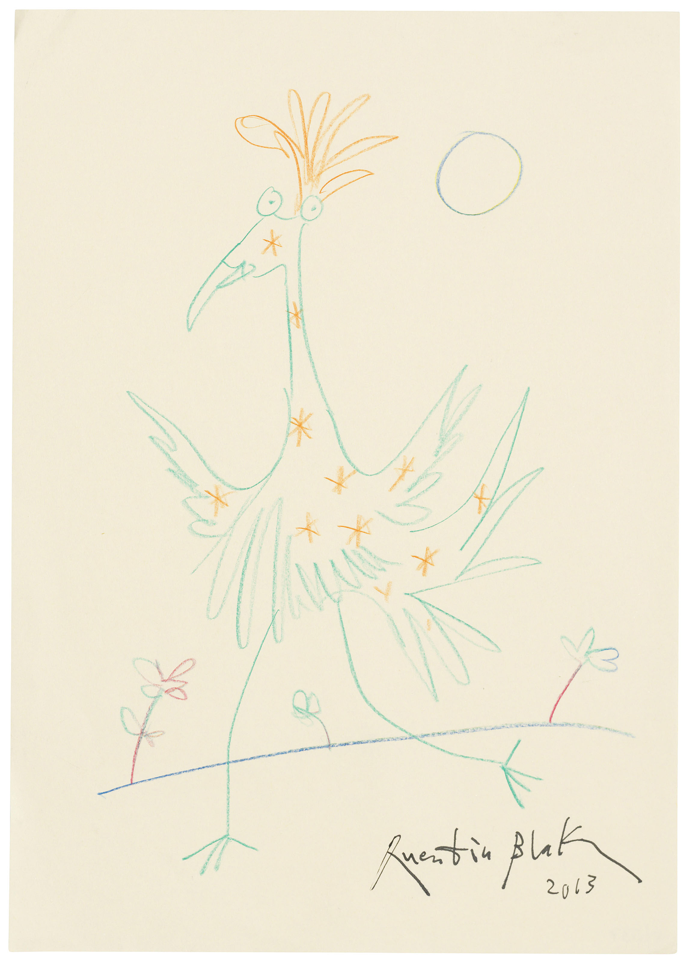 Quentin Blake (b.1932), Magic-pencil bird | Christie’s