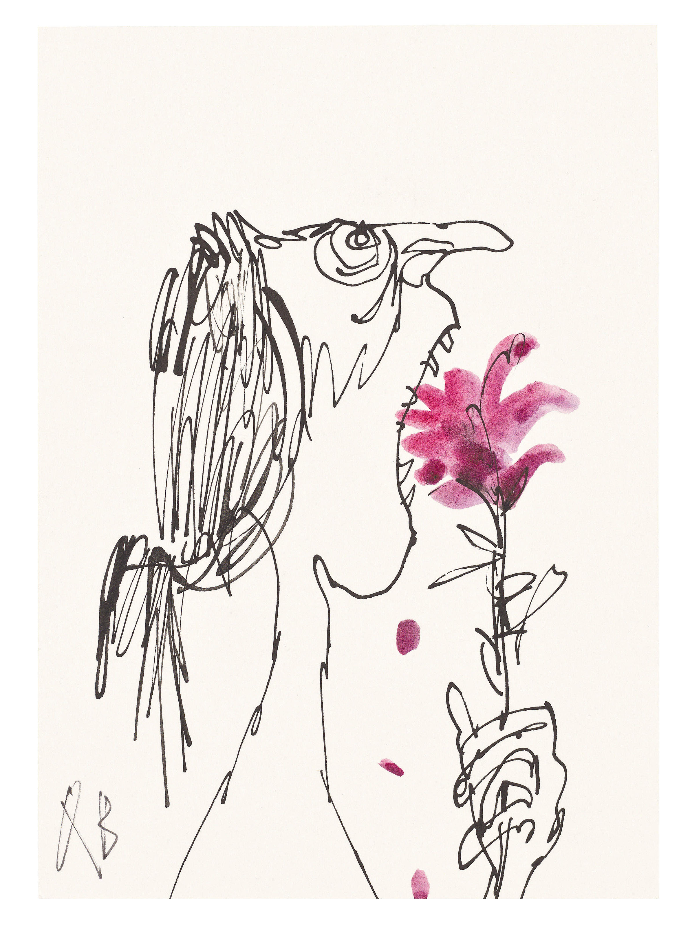 Quentin Blake (b.1932), RCA Secret Postcard #1 | Christie’s