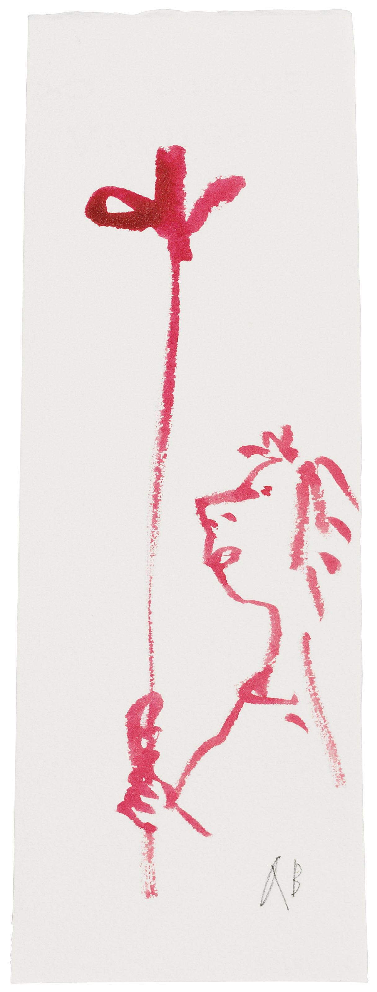 Quentin Blake (b.1932), Red-marker woman | Christie’s