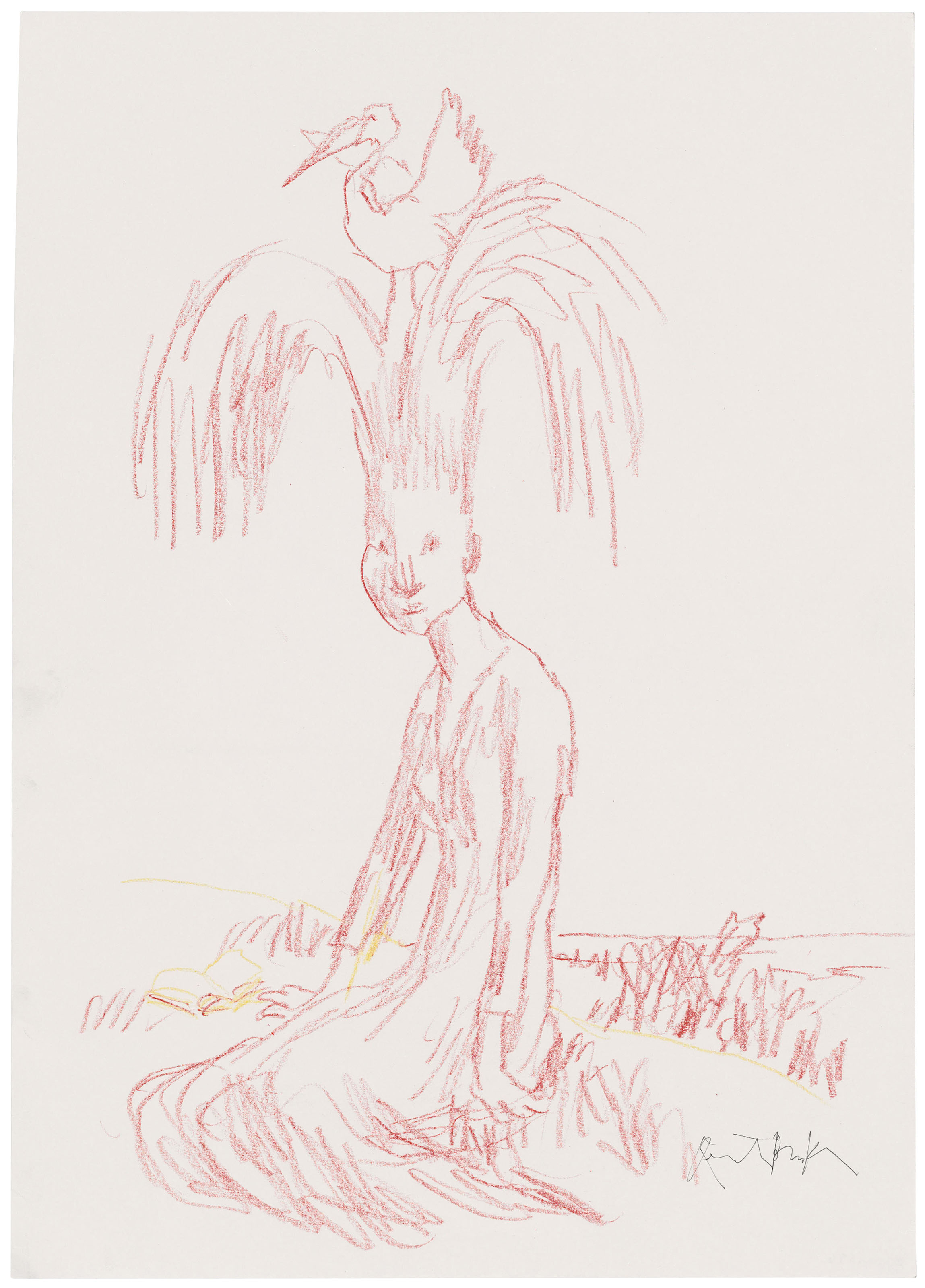 Quentin Blake (b.1932), Birds on their hair #5 | Christie’s