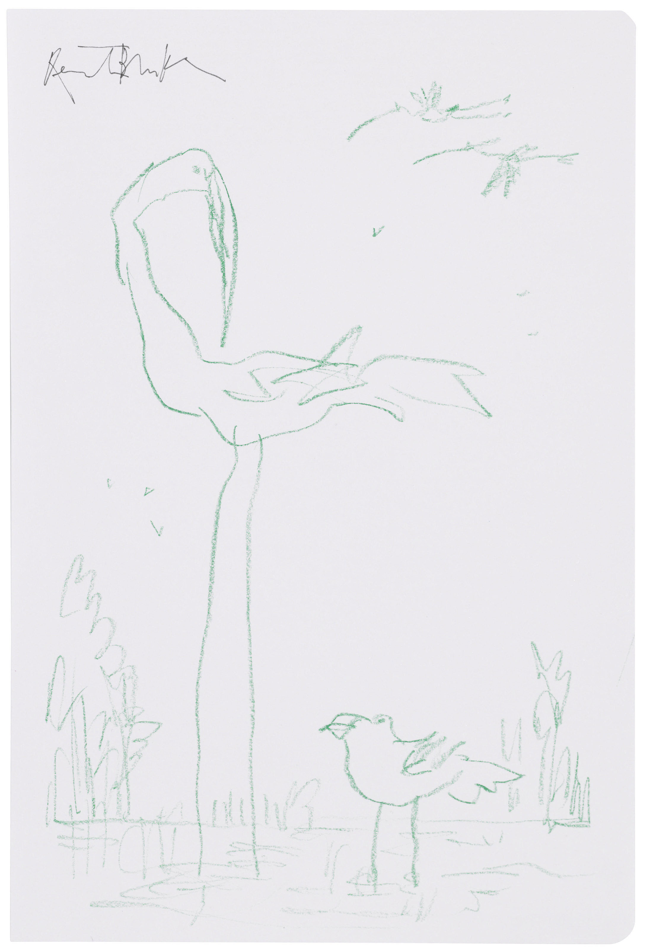 Quentin Blake (b.1932), Birds & Water #1 | Christie’s