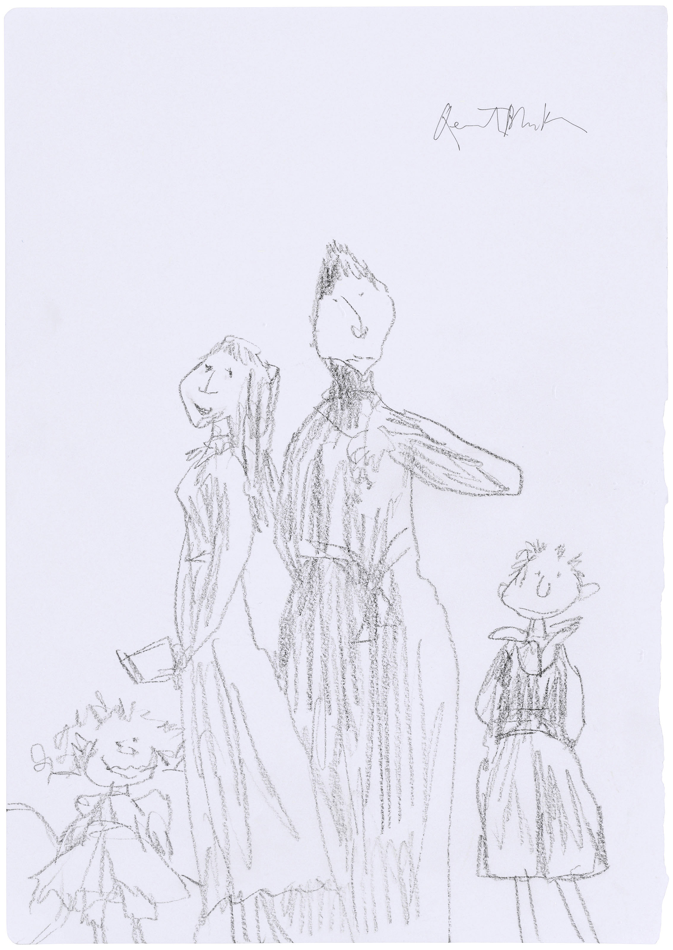 Quentin Blake (b.1932), Attentive children #1 | Christie’s