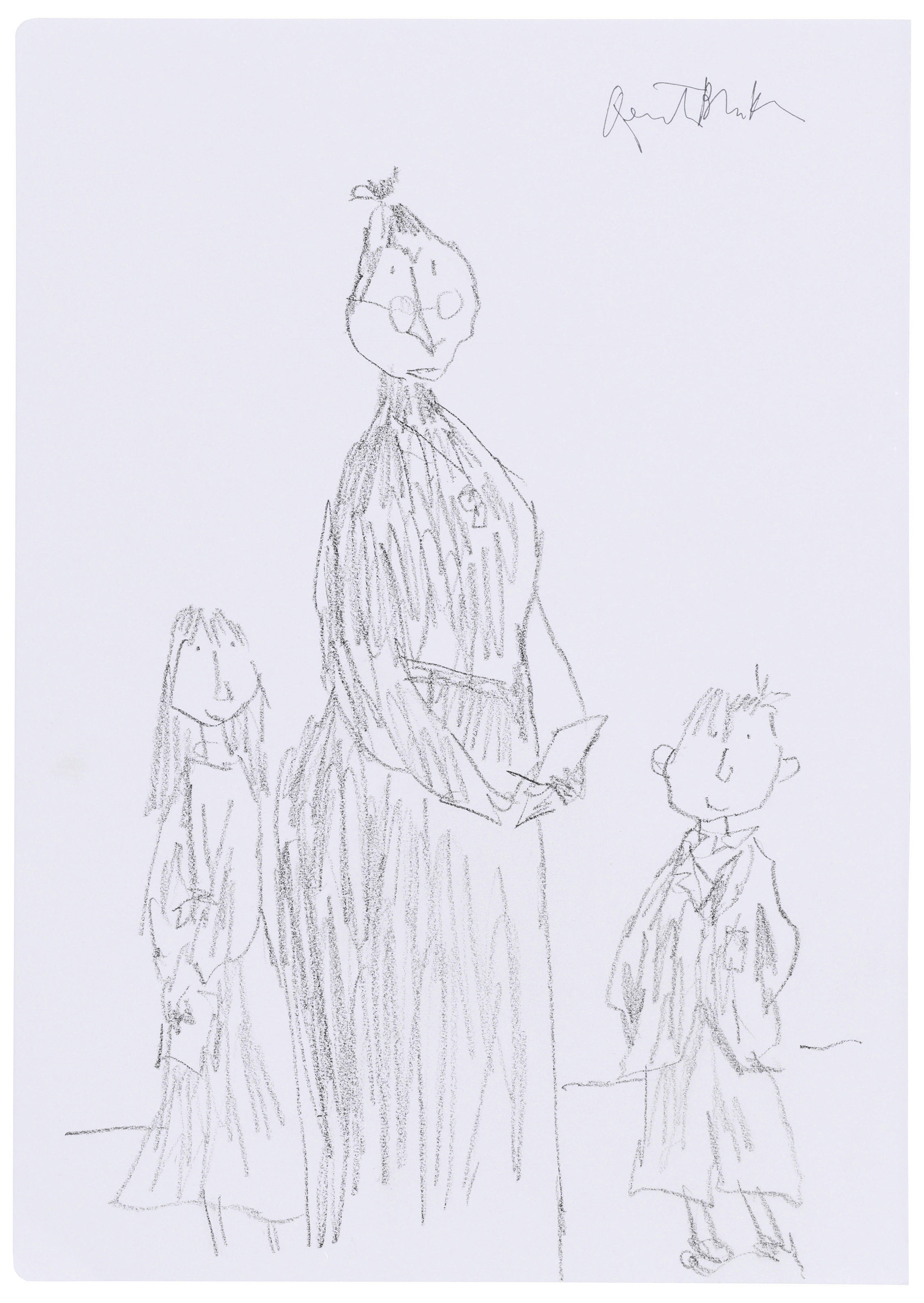 Quentin Blake (b.1932), Attentive children #2 | Christie’s