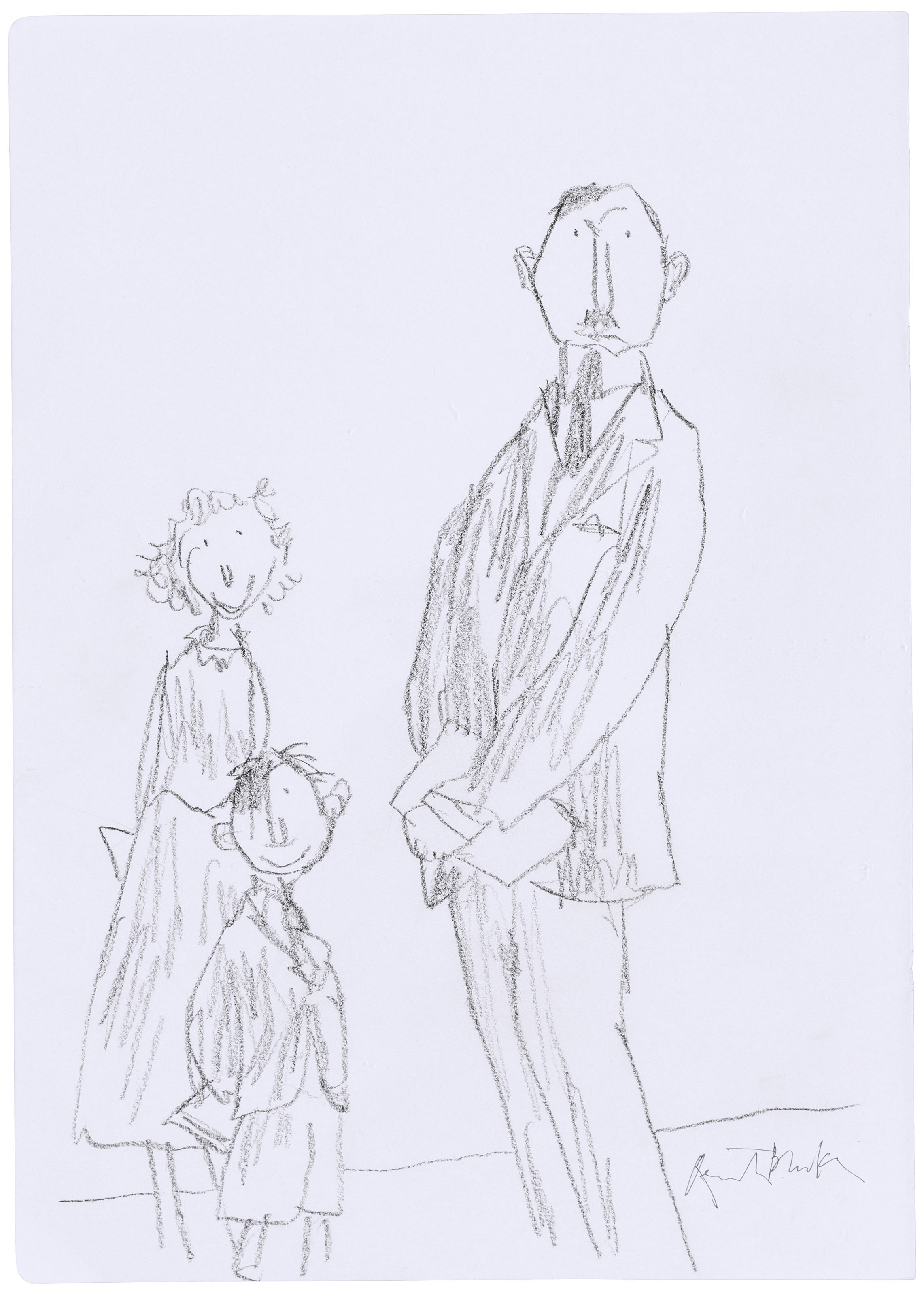 Quentin Blake (b.1932), Attentive children #3 | Christie’s