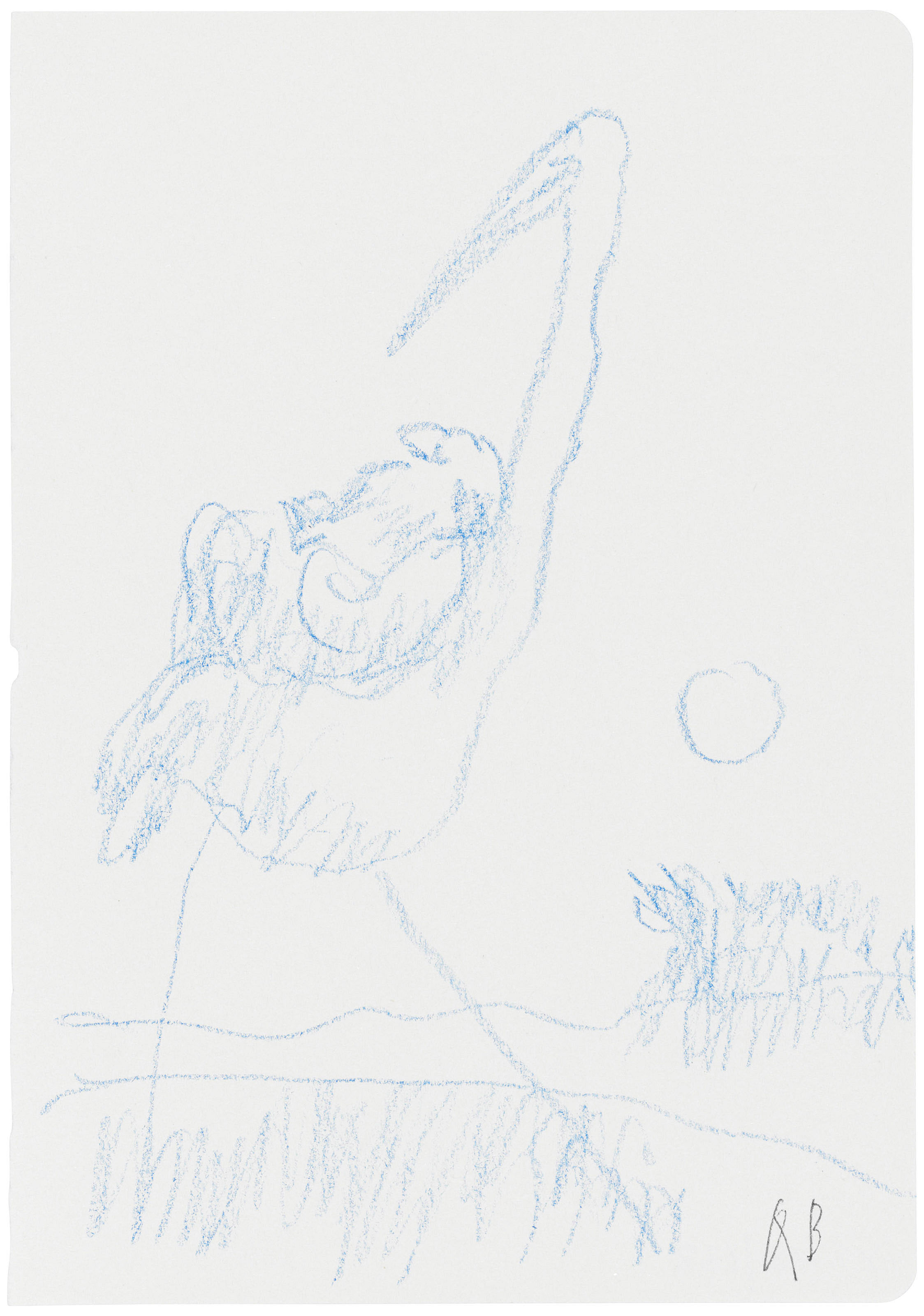 Quentin Blake (b.1932), Men with wading birds #8 | Christie’s