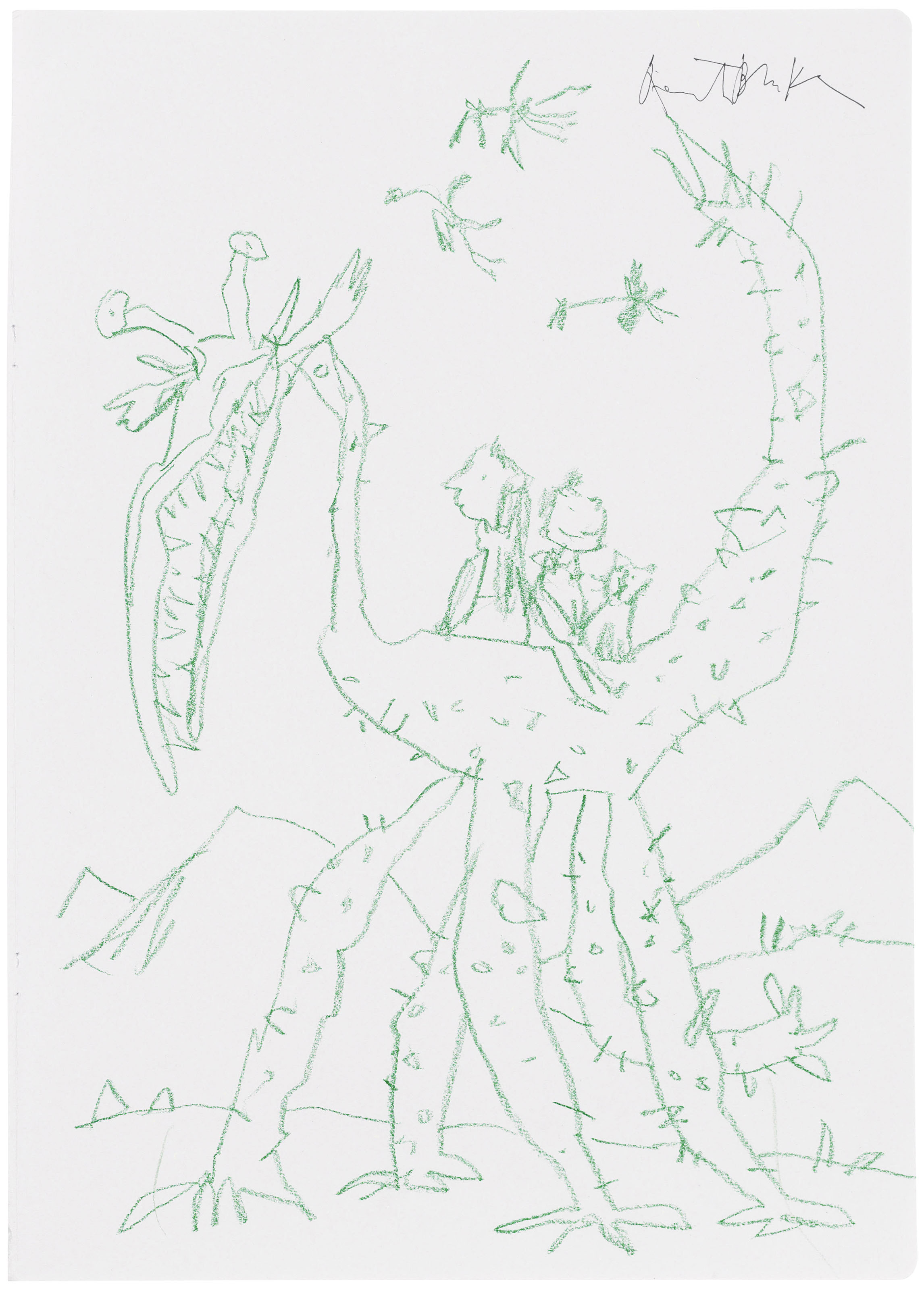 Quentin Blake (b.1932), Monster rides #1 | Christie’s