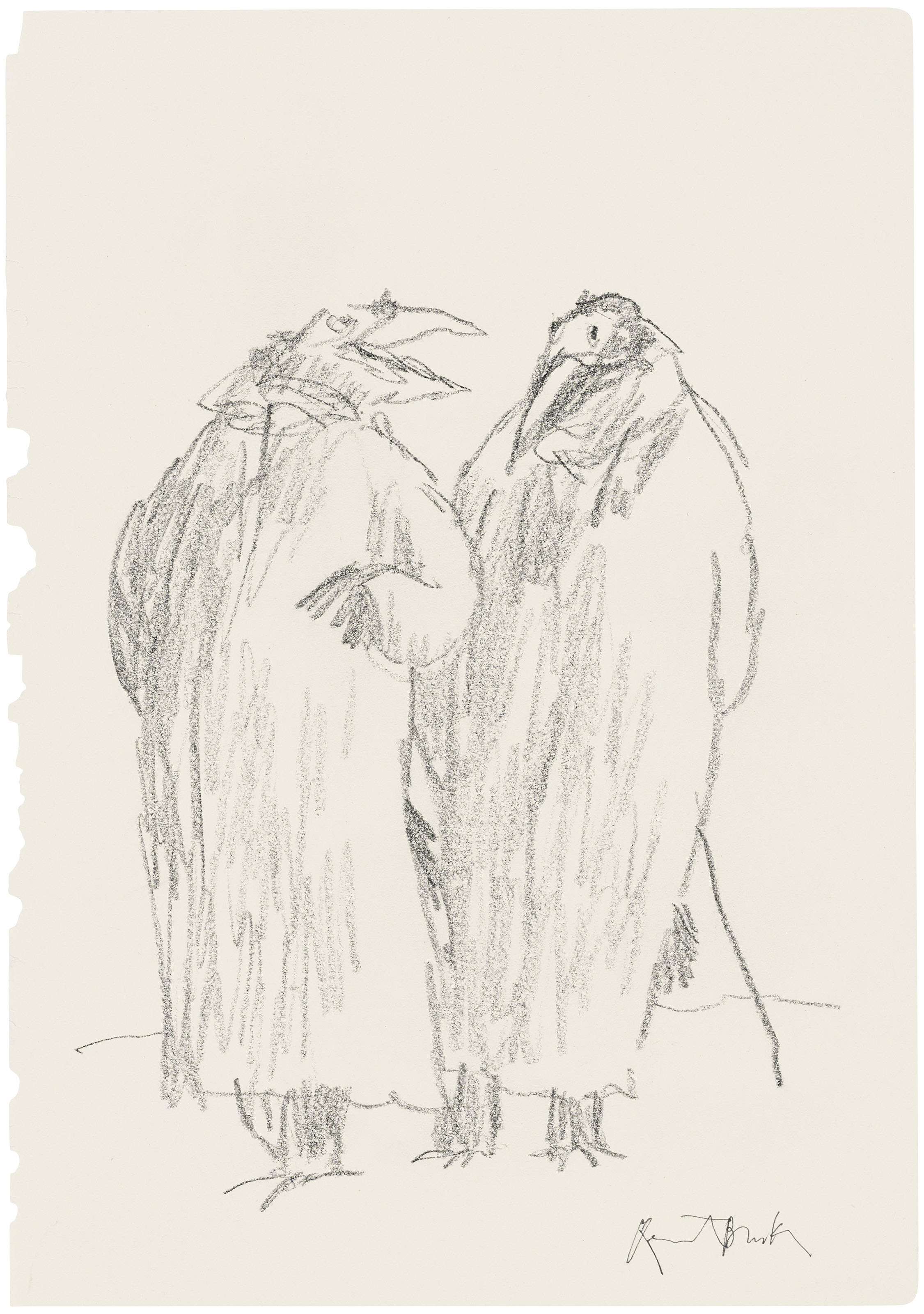 Quentin Blake (b.1932), Serious birds #1 | Christie’s