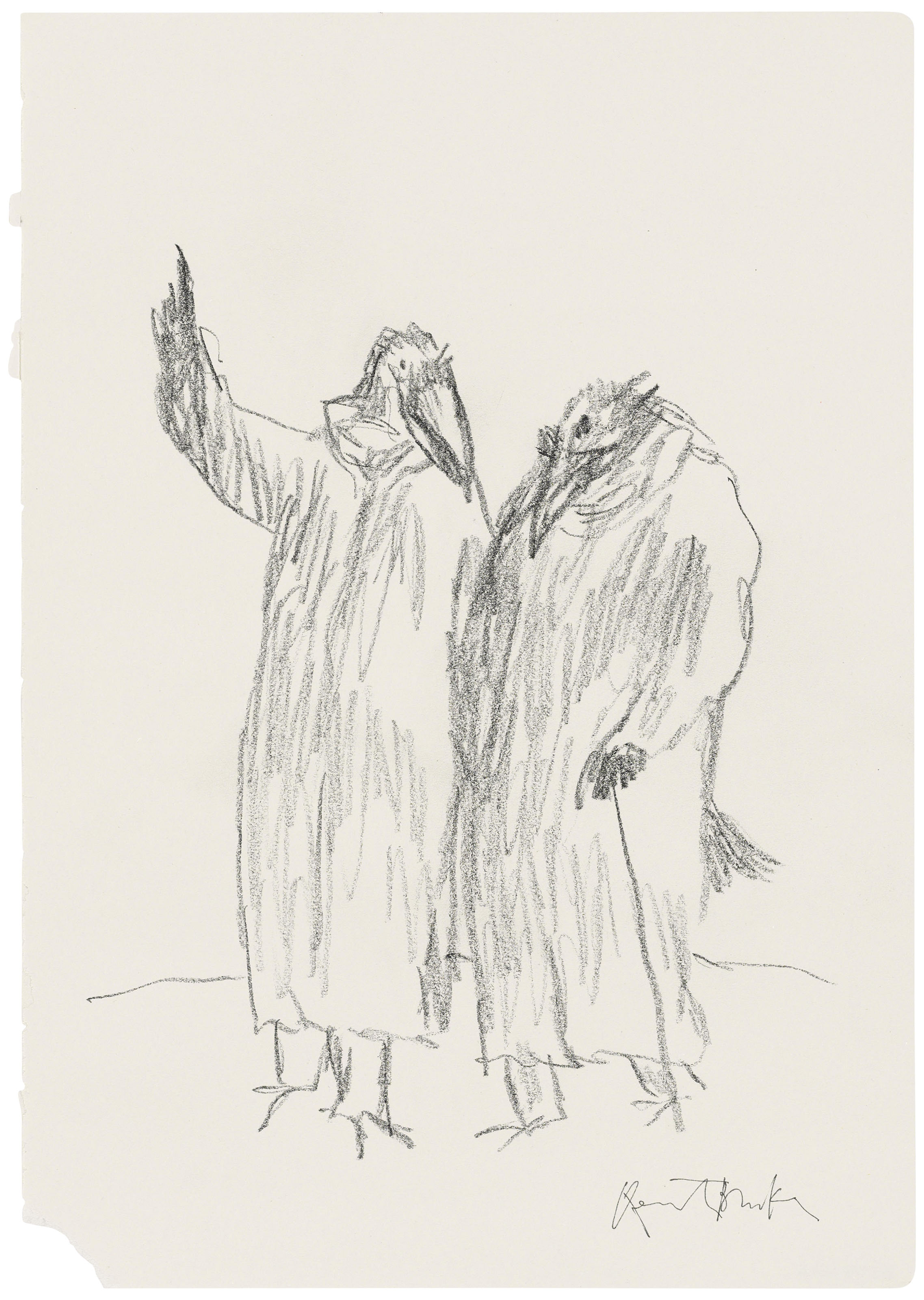 Quentin Blake (b.1932), Serious birds #3 | Christie’s