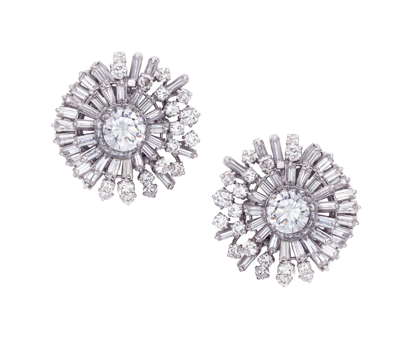 DIAMOND EARRINGS, MOUNT BY BOUCHERON | Christie's