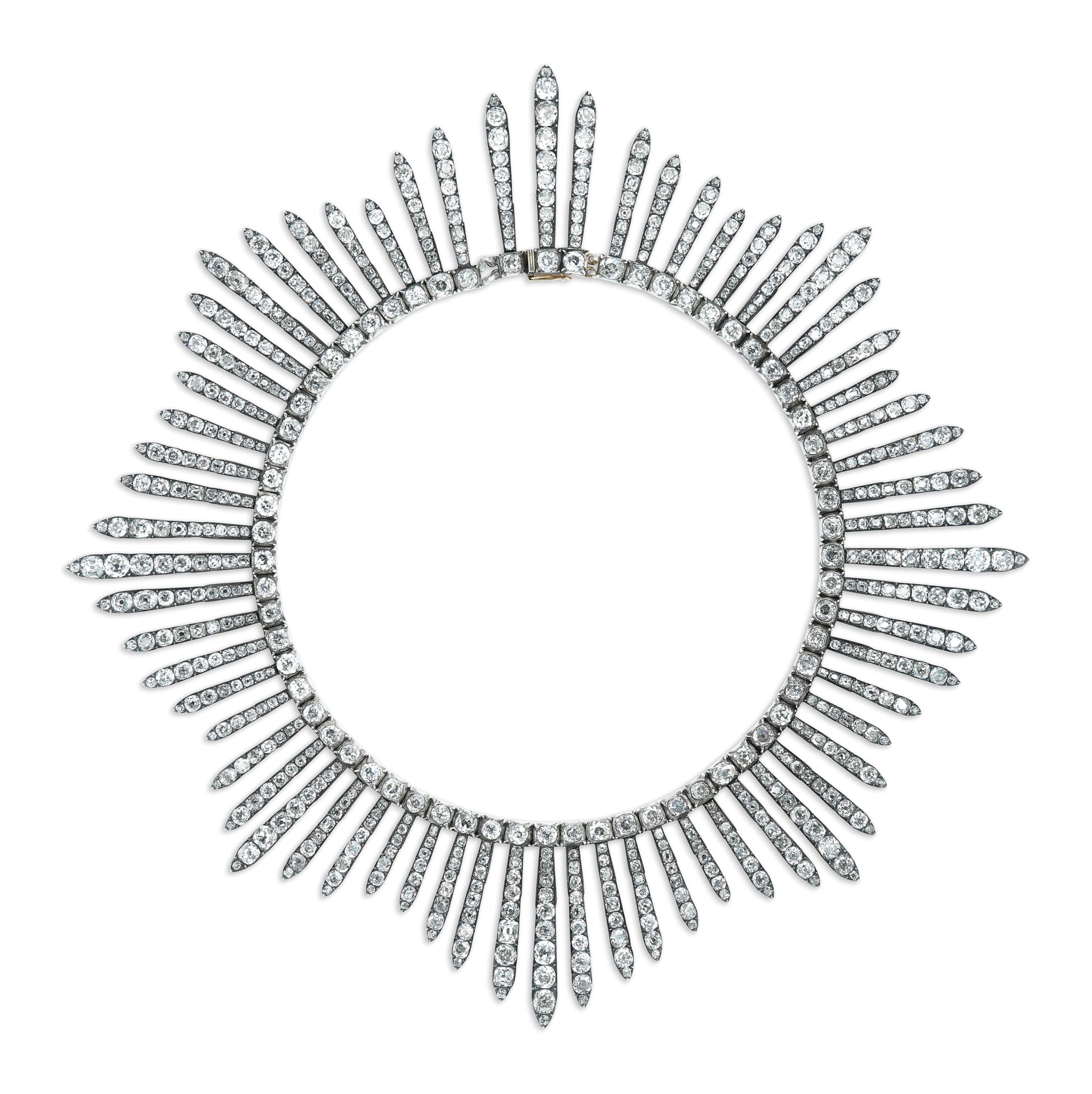 ANTIQUE DIAMOND FRINGE NECKLACE | Christie's