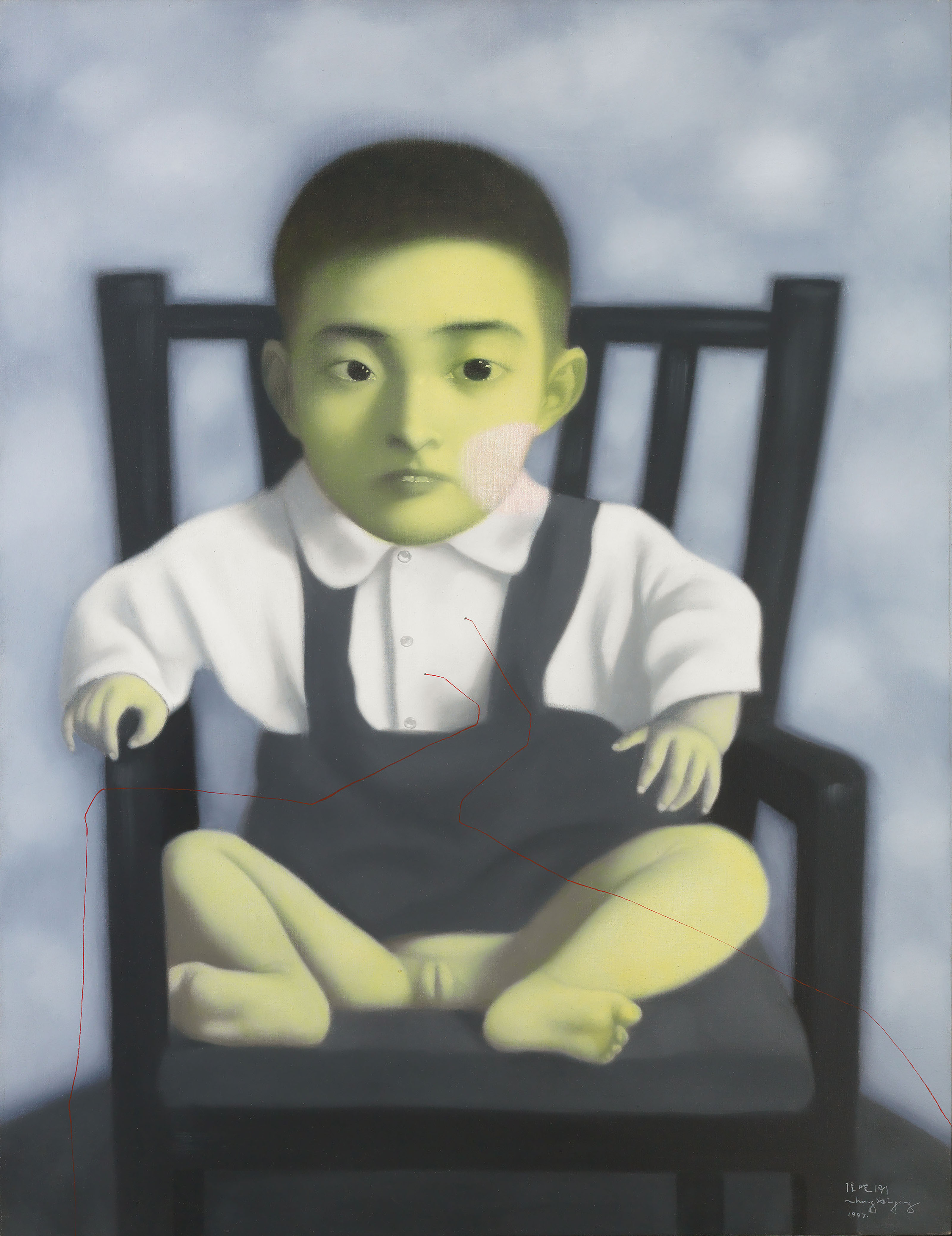 Zhang Xiaogang B 1958 Bloodline Series The Young Man