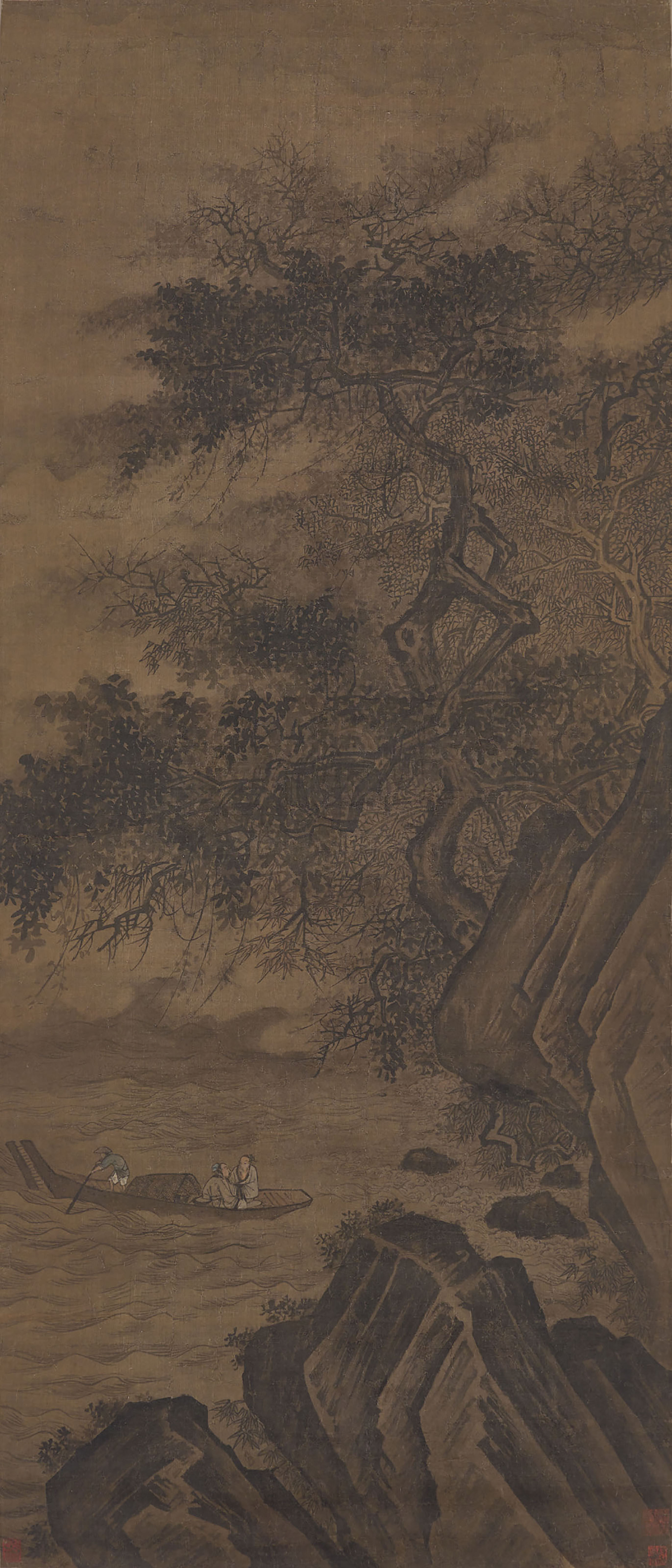 WITH SIGNATURE OF HUANG QUAN (16TH CENTURY), Rabbit Gazing the Moon ...