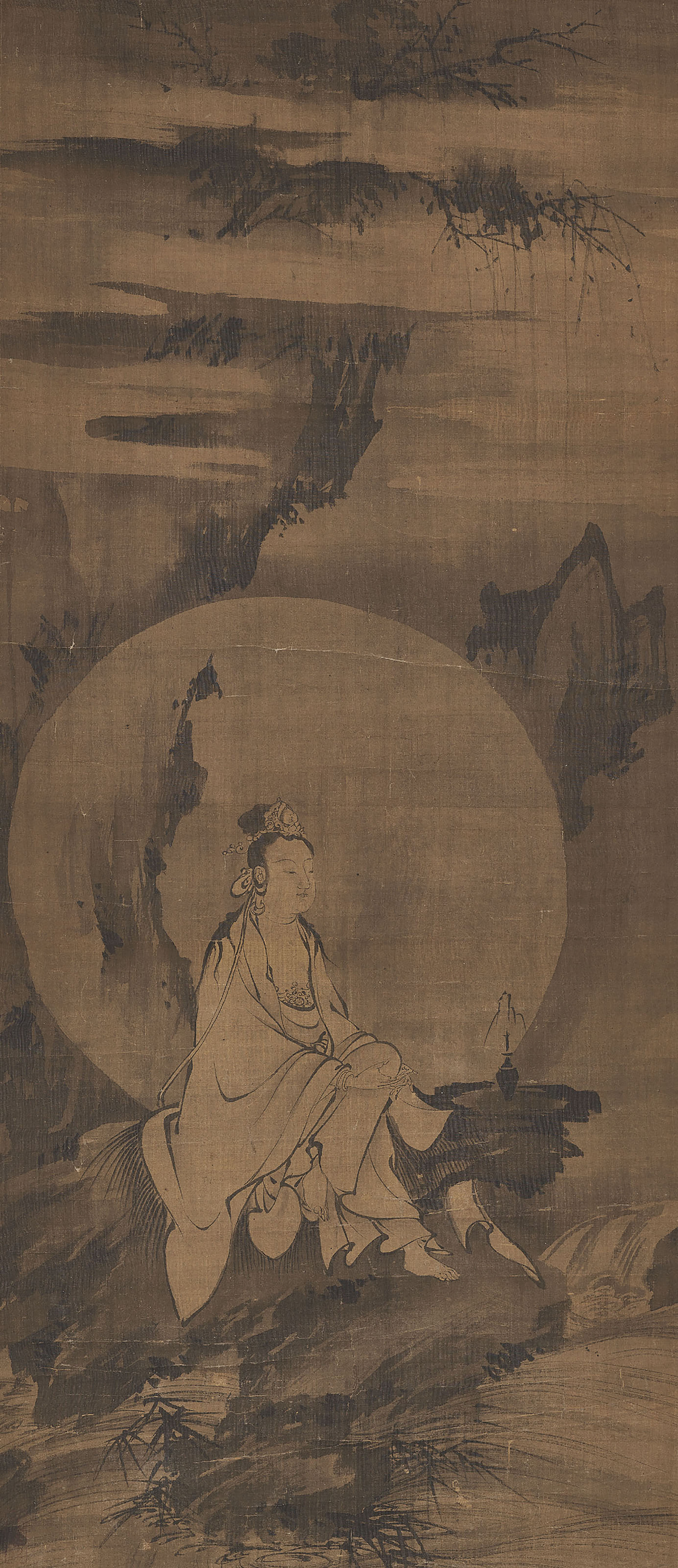 WITH SIGNATURE OF HUANG QUAN (16TH CENTURY), Rabbit Gazing the Moon ...
