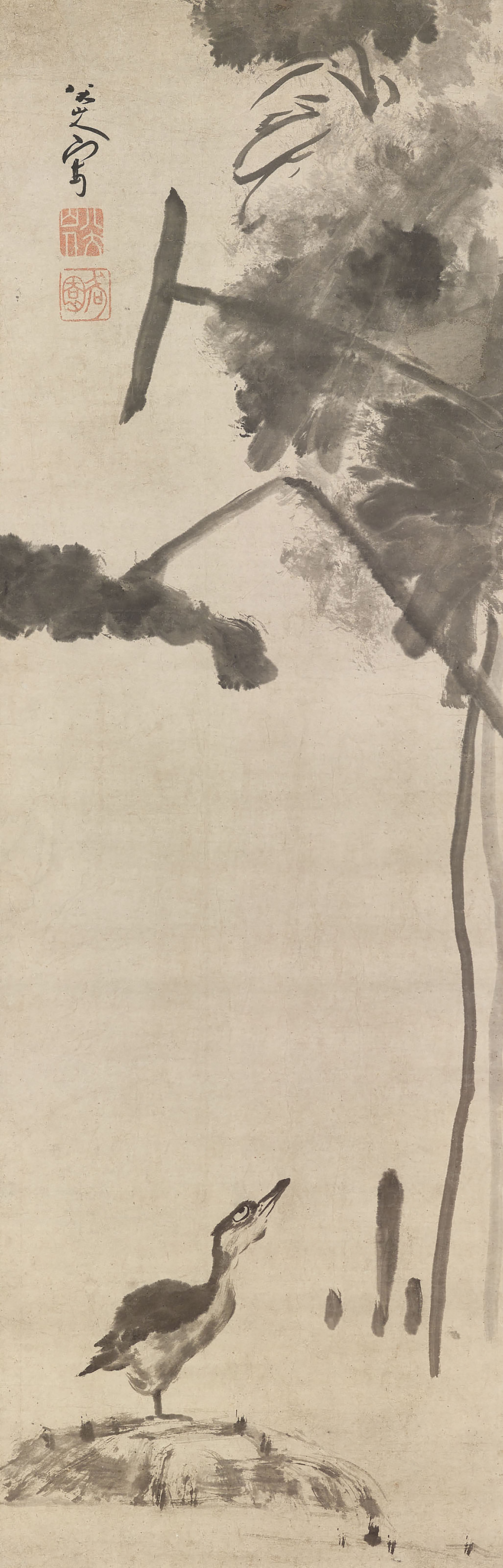 WITH SIGNATURE OF HUANG QUAN (16TH CENTURY), Rabbit Gazing the Moon ...
