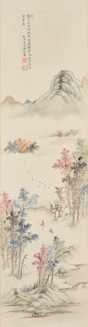 QIAN DU(1764-1845), Visiting Friend with a Qin | Christie's