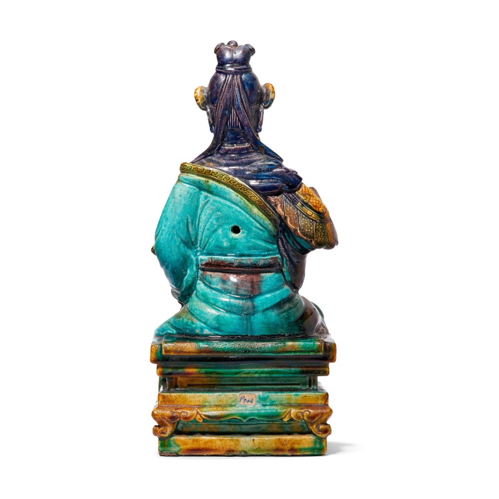 A FAHUA POTTERY FIGURE OF WARRIOR, QING DYNASTY (1644-1911) | Christie’s
