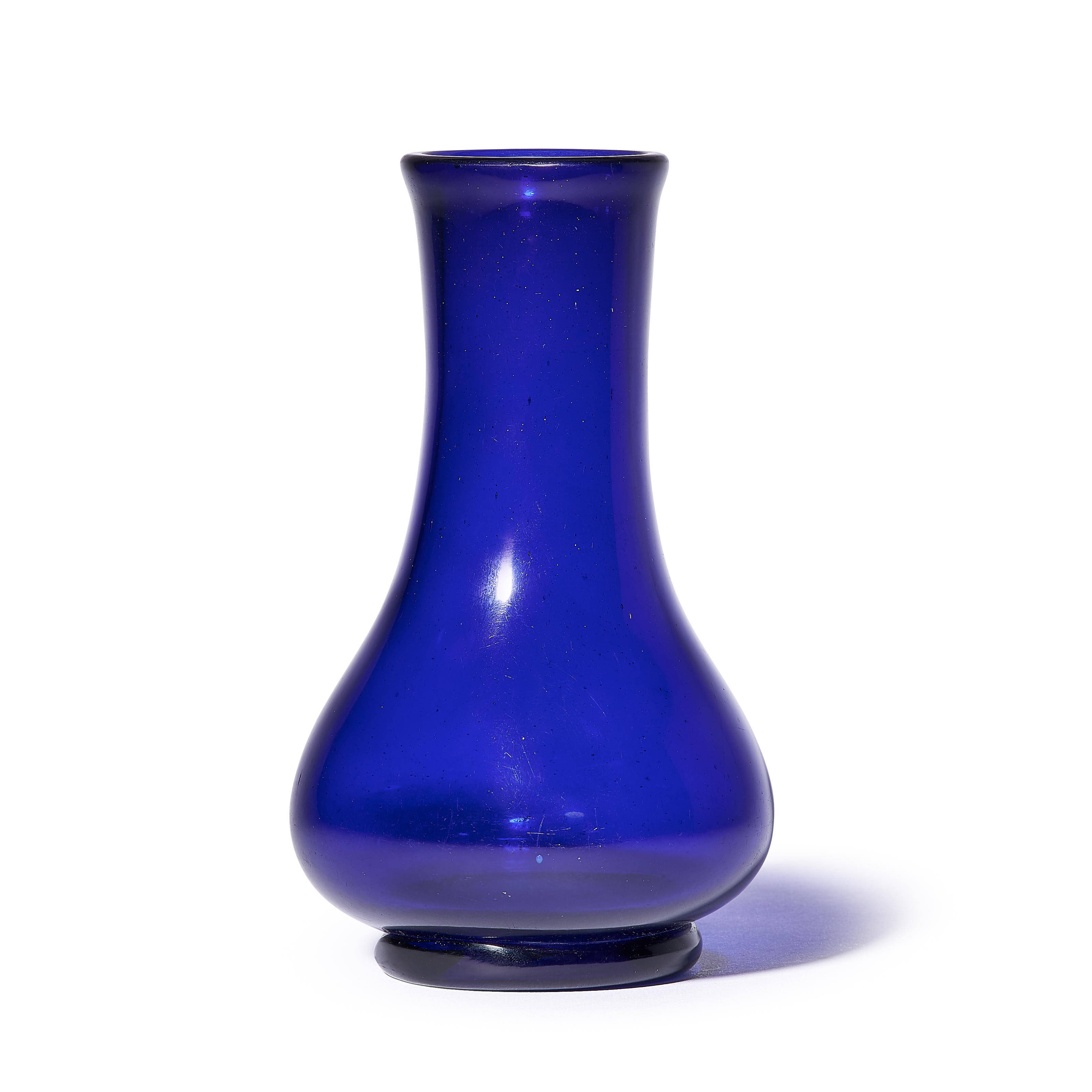 A TRANSPARENT BLUE GLASS VASE, LATE QING DYNASTY | Christie’s