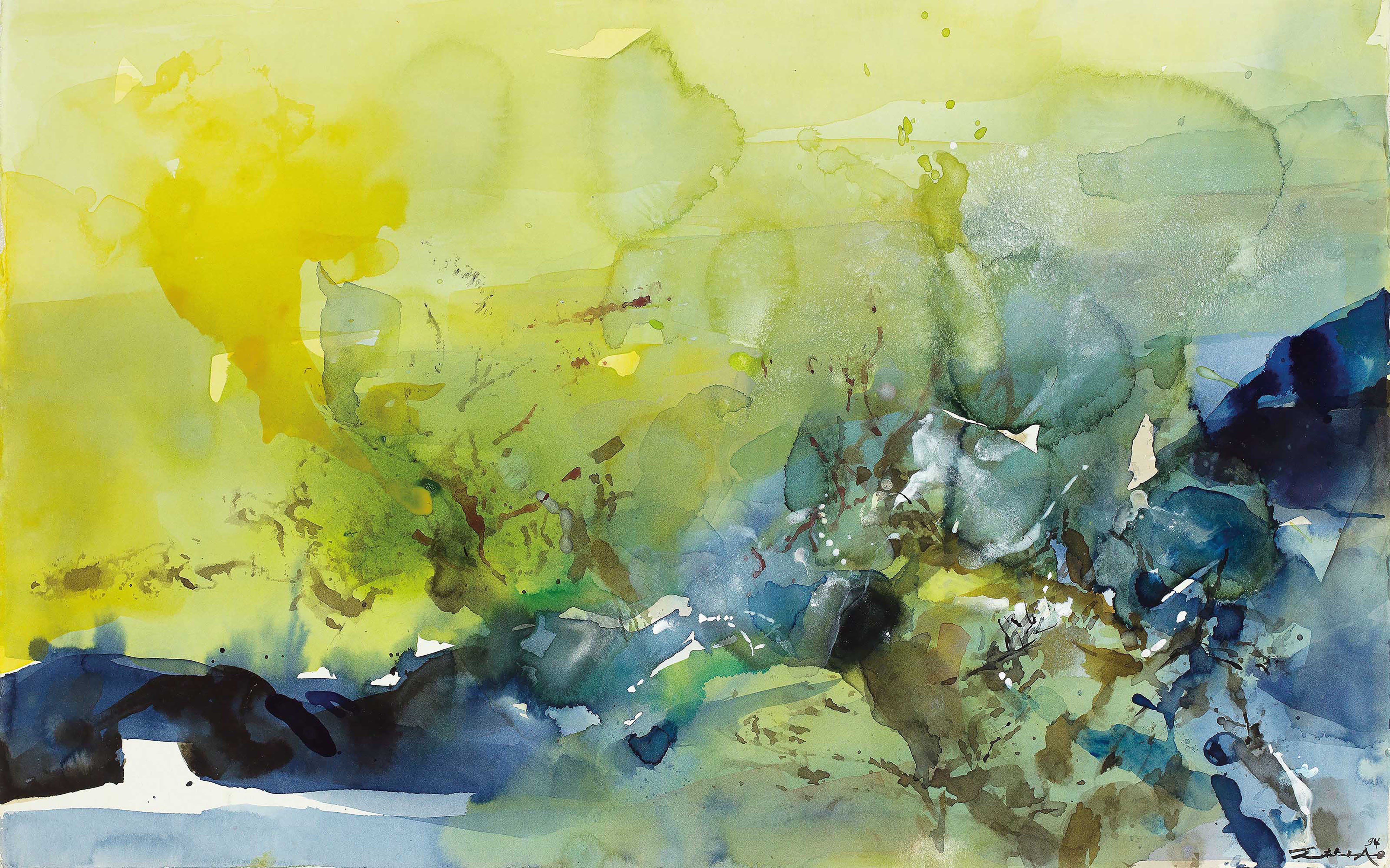 ZAO WOU-KI (ZHAO WUJI, FRANCE/CHINA, 1920-2013) , Untitled | Christie's