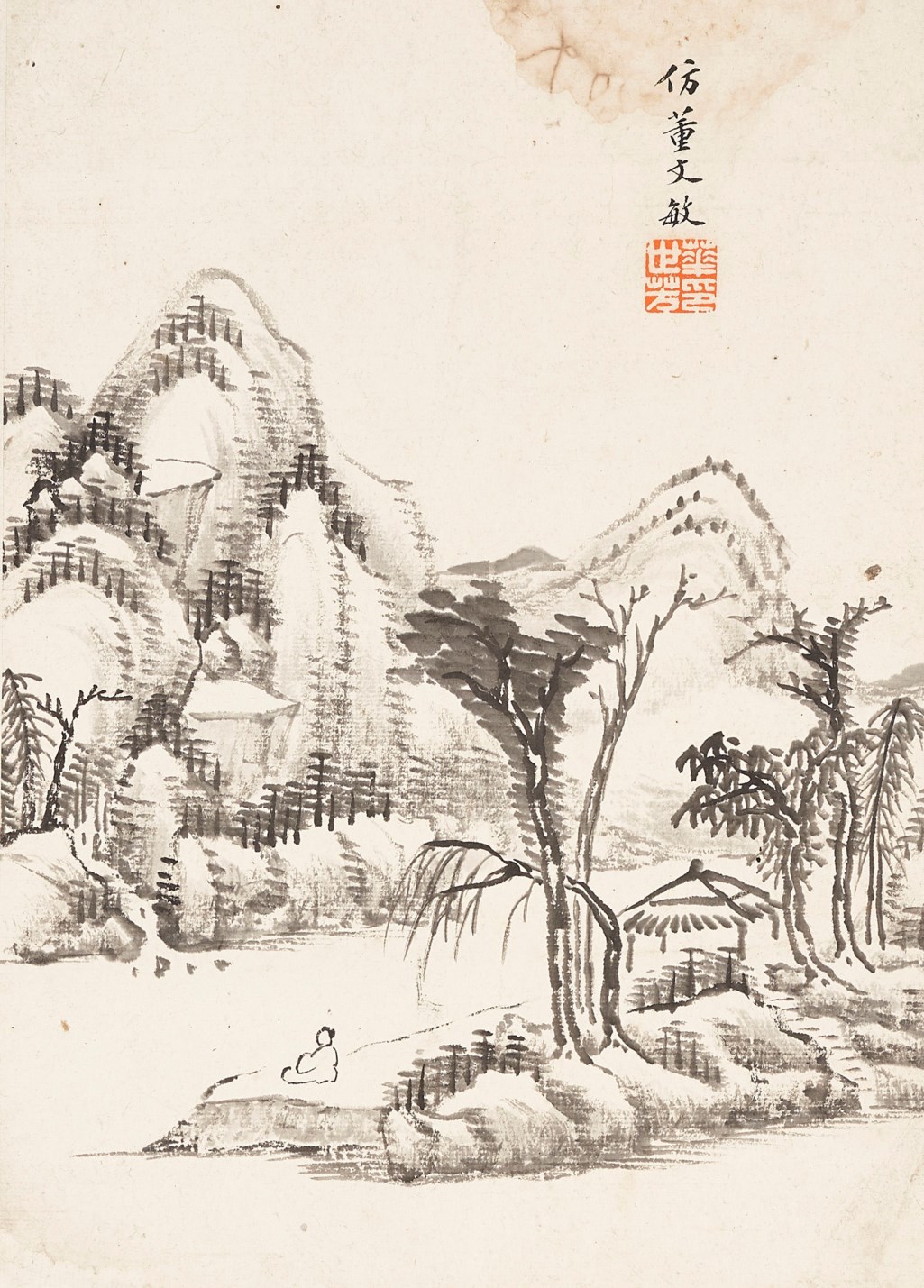 HUA SHIFANG (1854-1905), Landscape after Ancient Masters | Christie’s