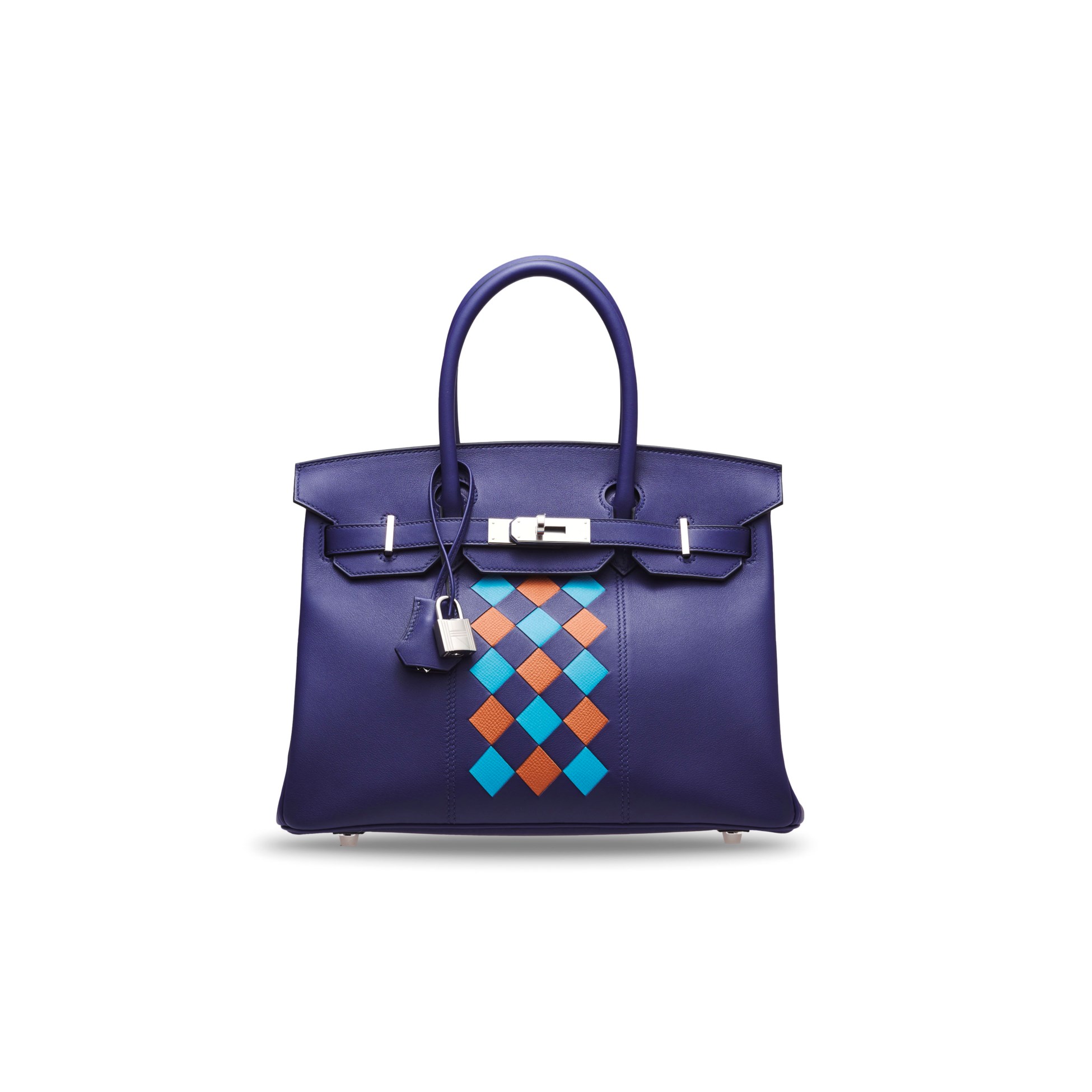A LIMITED EDITION BLEU ENCRE SWIFT LEATHER, BLEU DU NORD & GOLD EPSOM ...