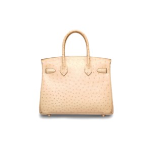 A PARCHEMIN OSTRICH BIRKIN 30 WITH GOLD HARDWARE, HERMÈS, 2009 | Christie's