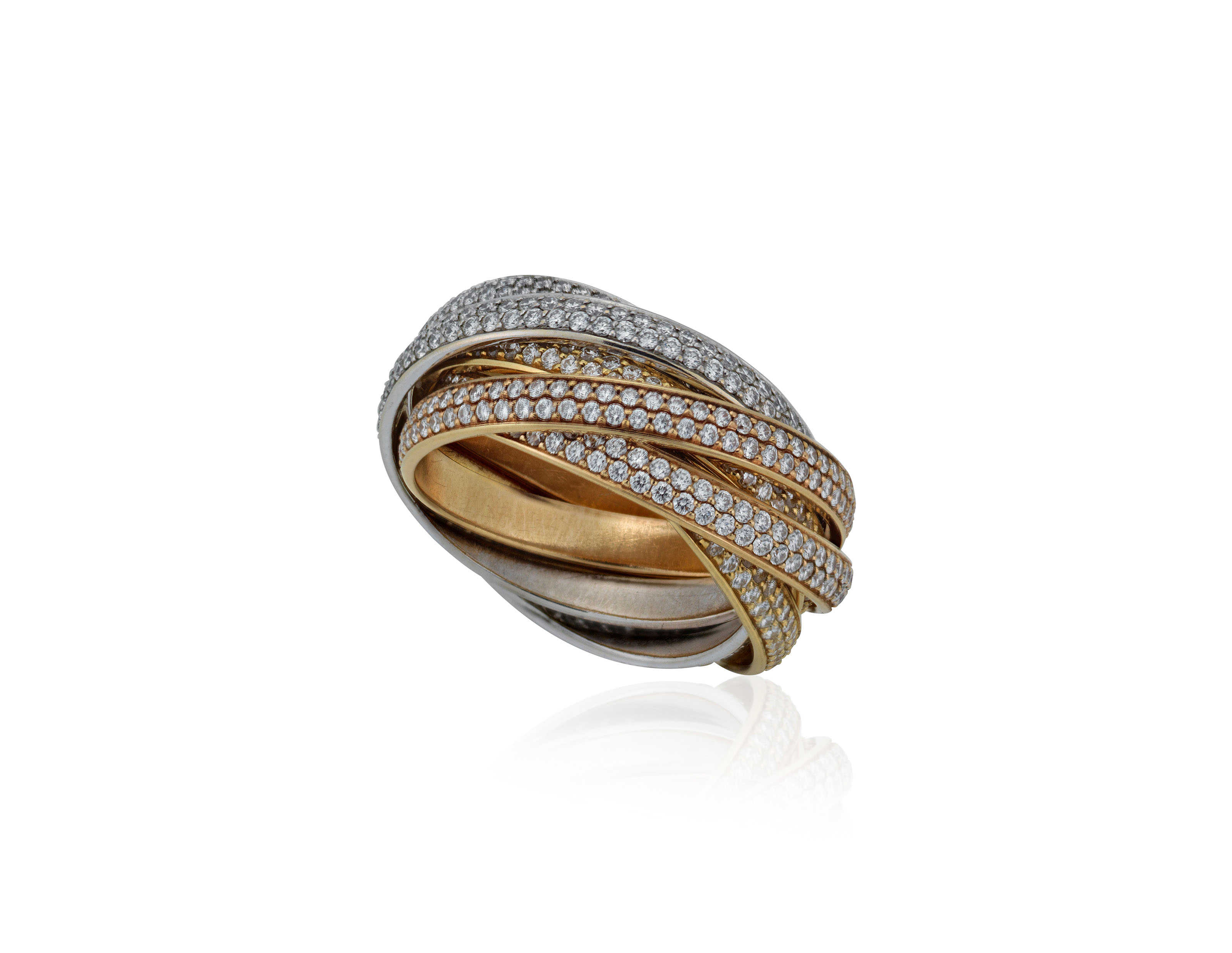 CARTIER 'TRINITY' DIAMOND RING, | Christie’s
