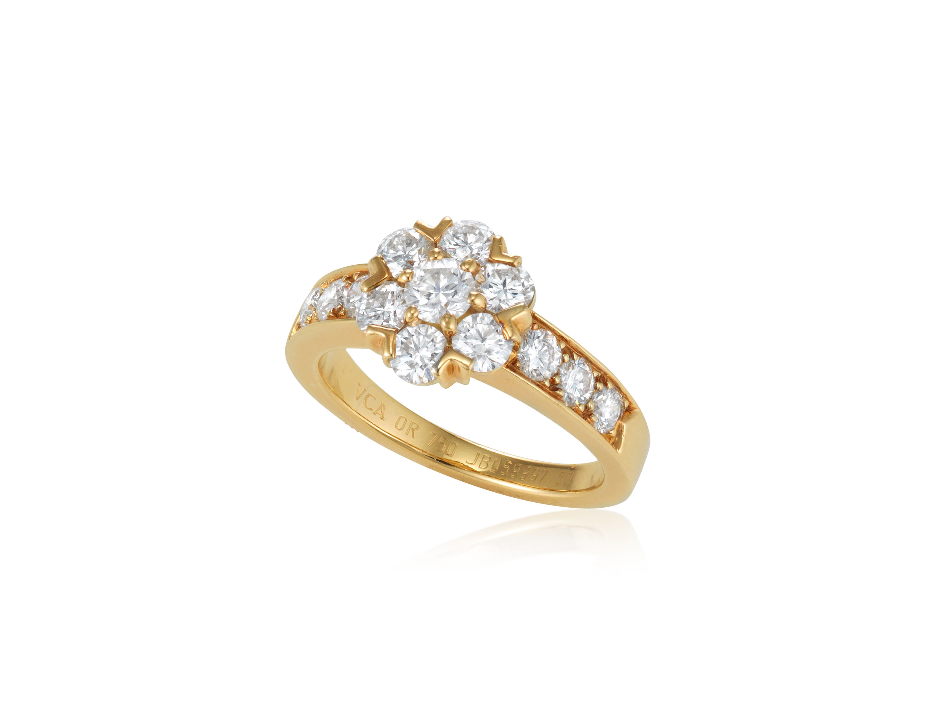 VAN CLEEF & ARPELS "FLEURETTE" DIAMOND RING, | Christie’s