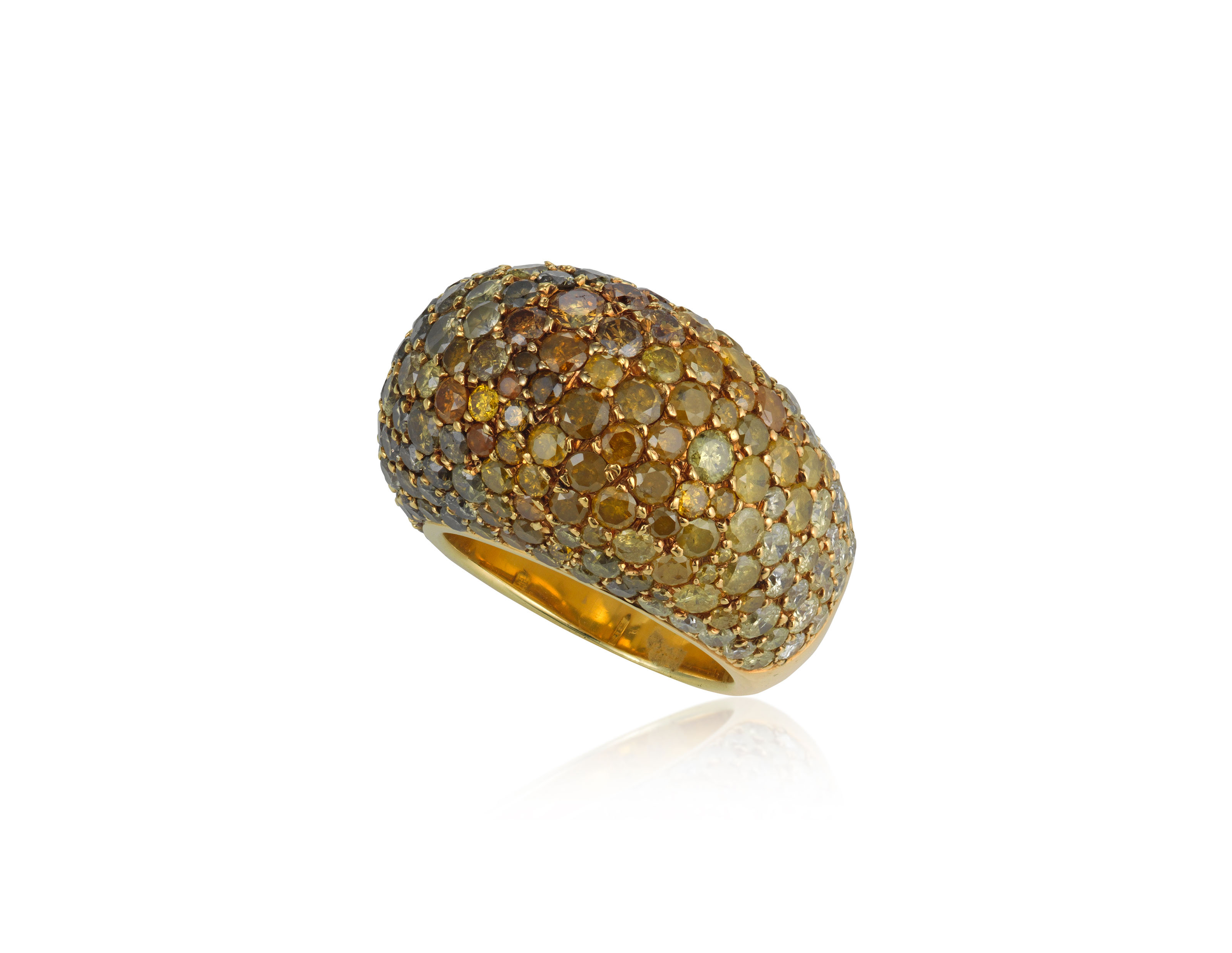 ANDRE MARCHA COLOURED DIAMOND RING, | Christie’s