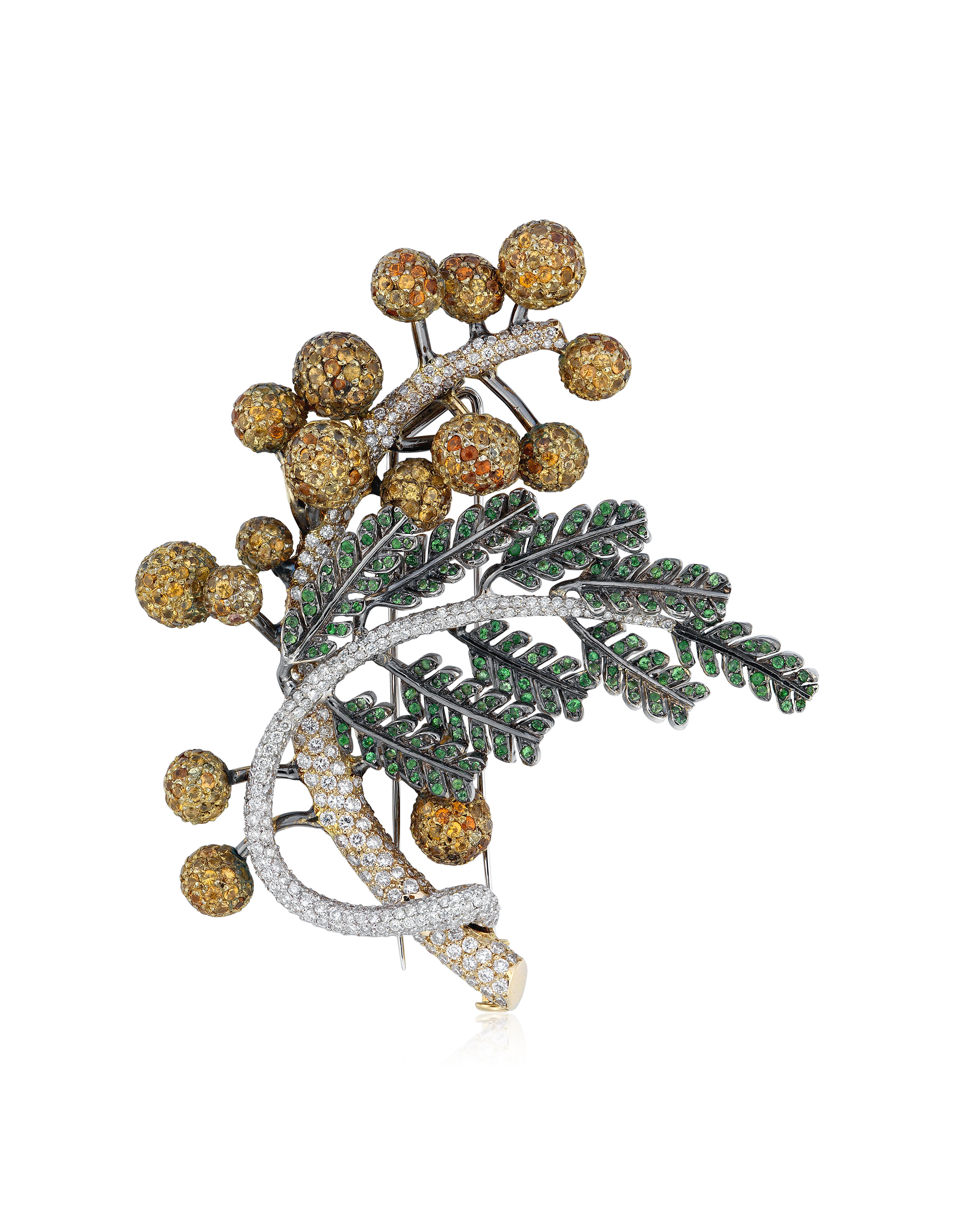 ANDRE MARCHA MULTI-GEM BROOCH, | Christie’s