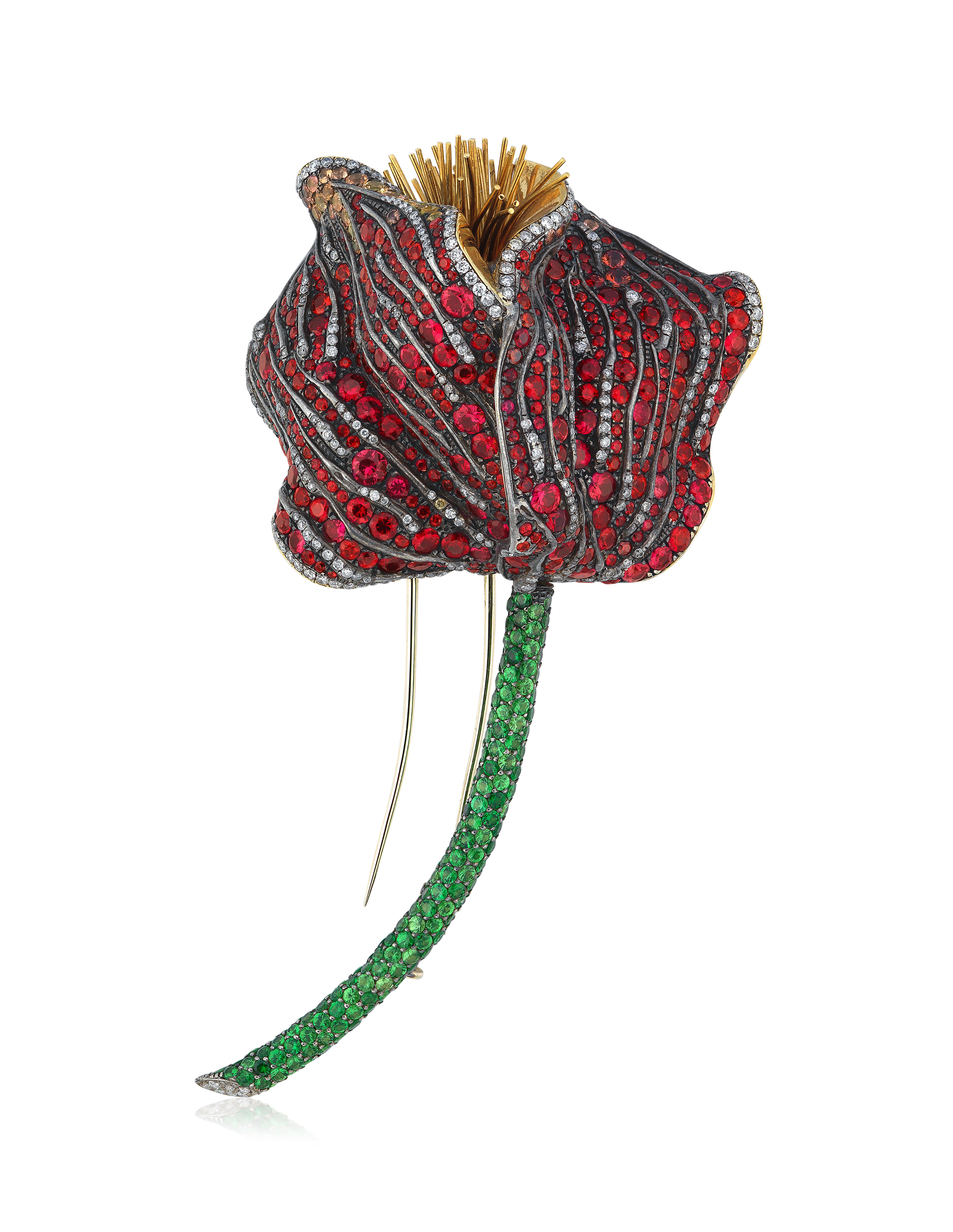ANDRE MARCHA 'CARNIVOROUS' MULTI-GEM BROOCH, | Christie’s