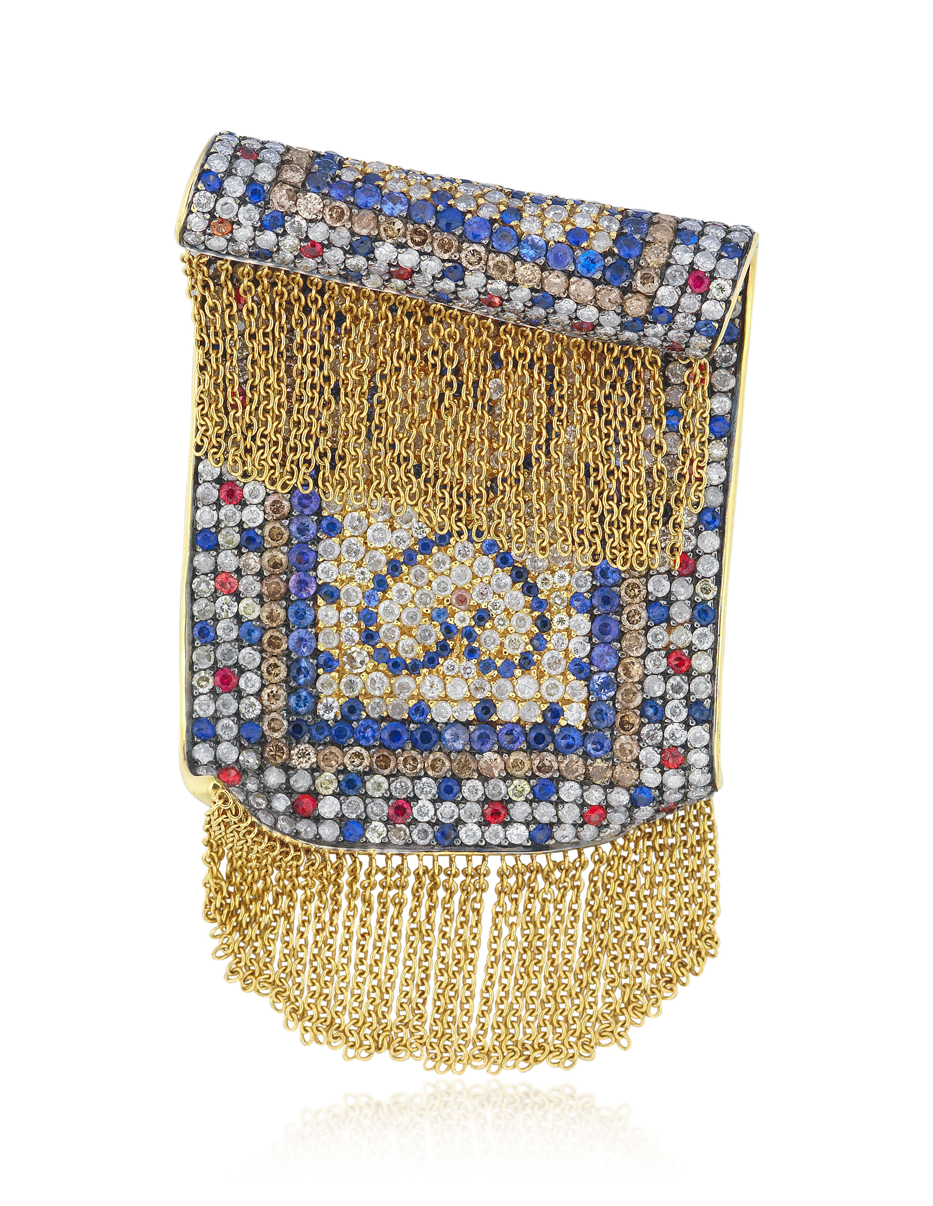 ANDRE MARCHA MULTI-GEM BROOCH, | Christie’s