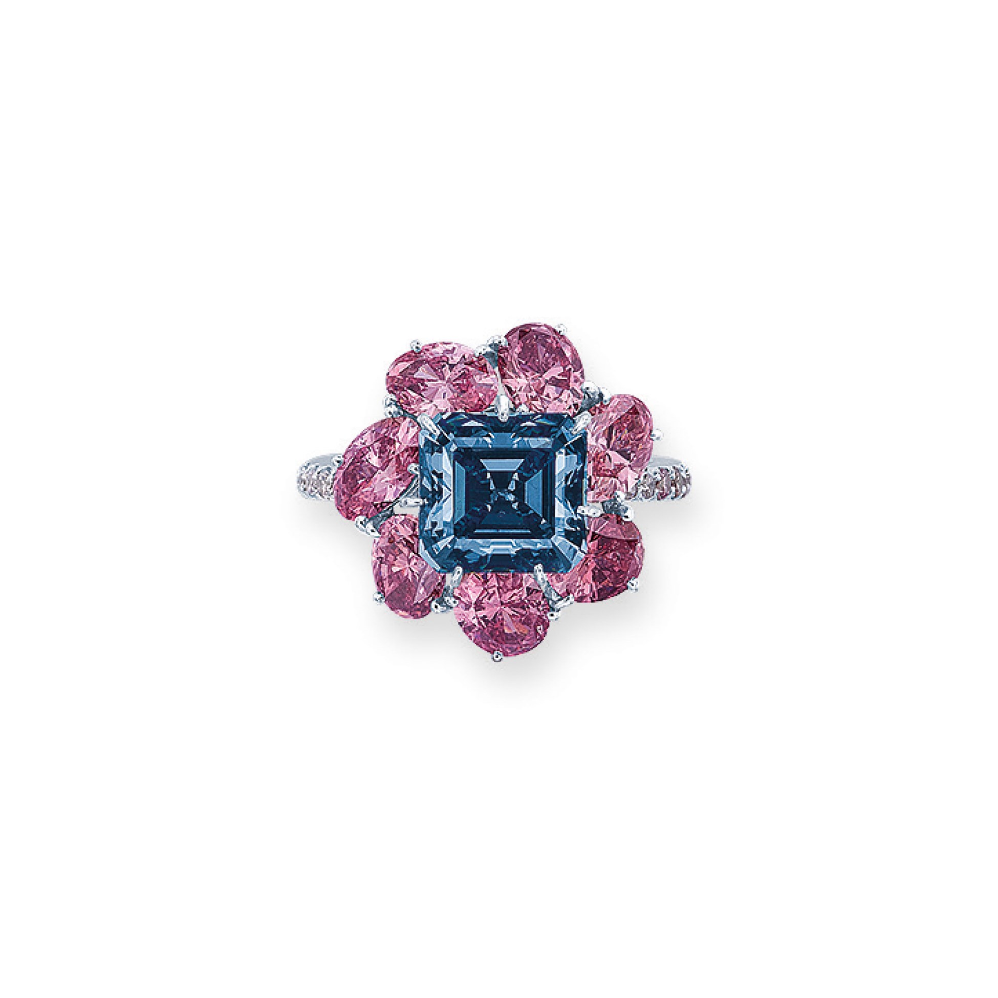 SUPERB COLOURED DIAMOND RING, MOUSSAIEFF | Christie's