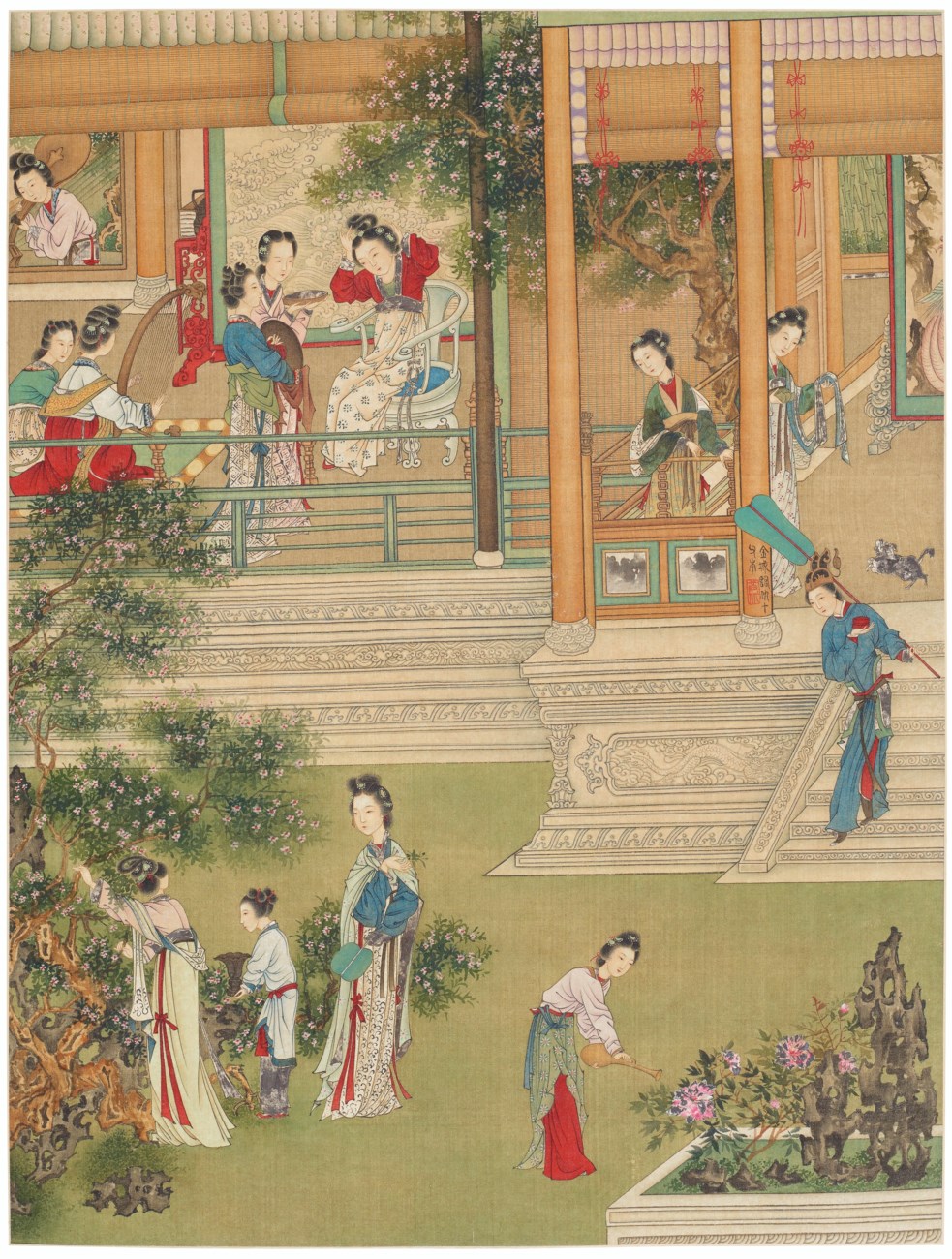 JIN CHENG (1878-1926), Spring Morning in the Han Palace | Christie's