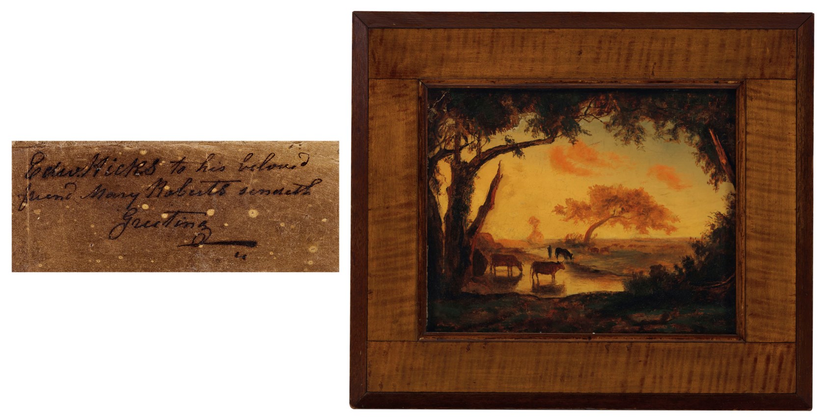 Edward Hicks (1780-1849), Landscape with a Stream | Christie's