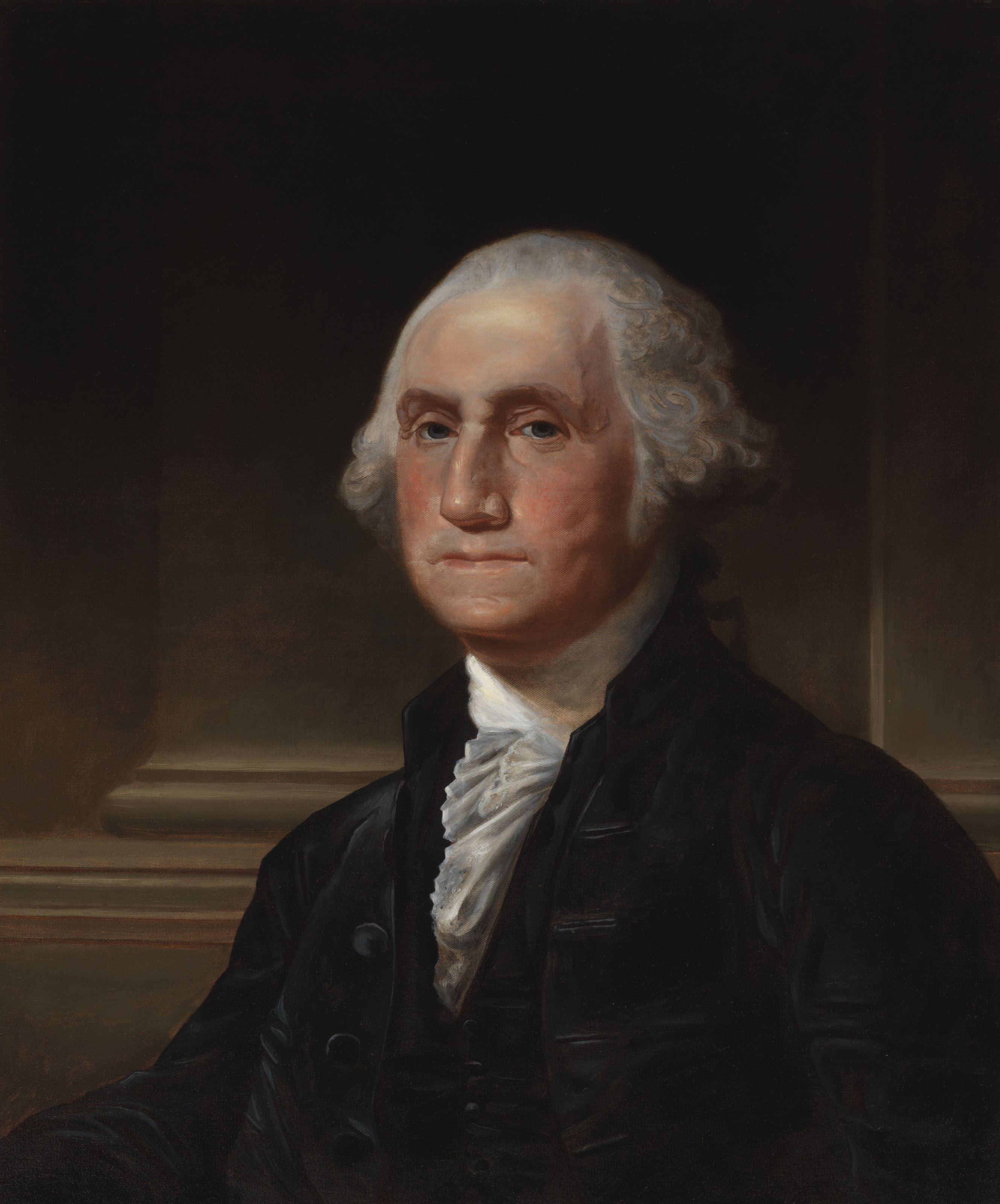 After Gilbert Stuart (1755-1828) , Portrait of George Washington ...