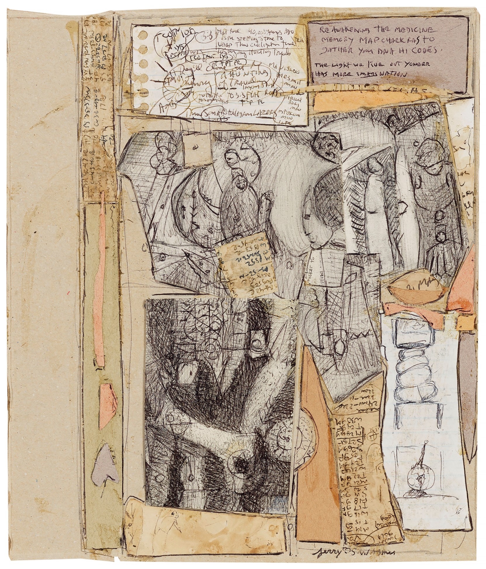 Jerry Wagner (b. 1939), Reawakening the Medicine Memory Chakras, 2000 ...