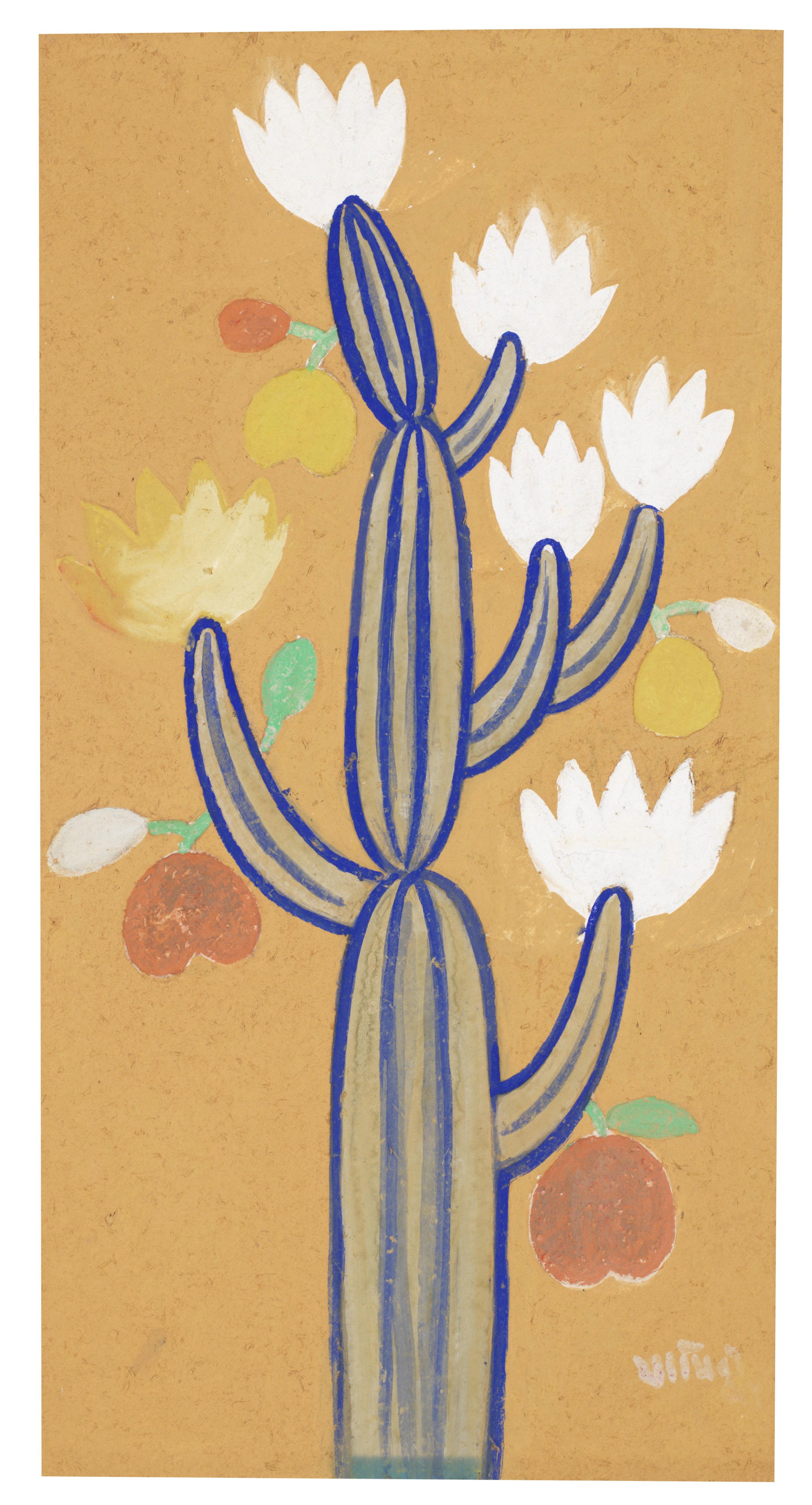 JAMINI ROY (1887-1972), Untitled (Cactus) | Christie’s