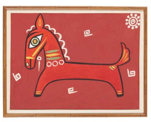JAMINI ROY (1887-1972), Untitled (Horse) | Christie’s