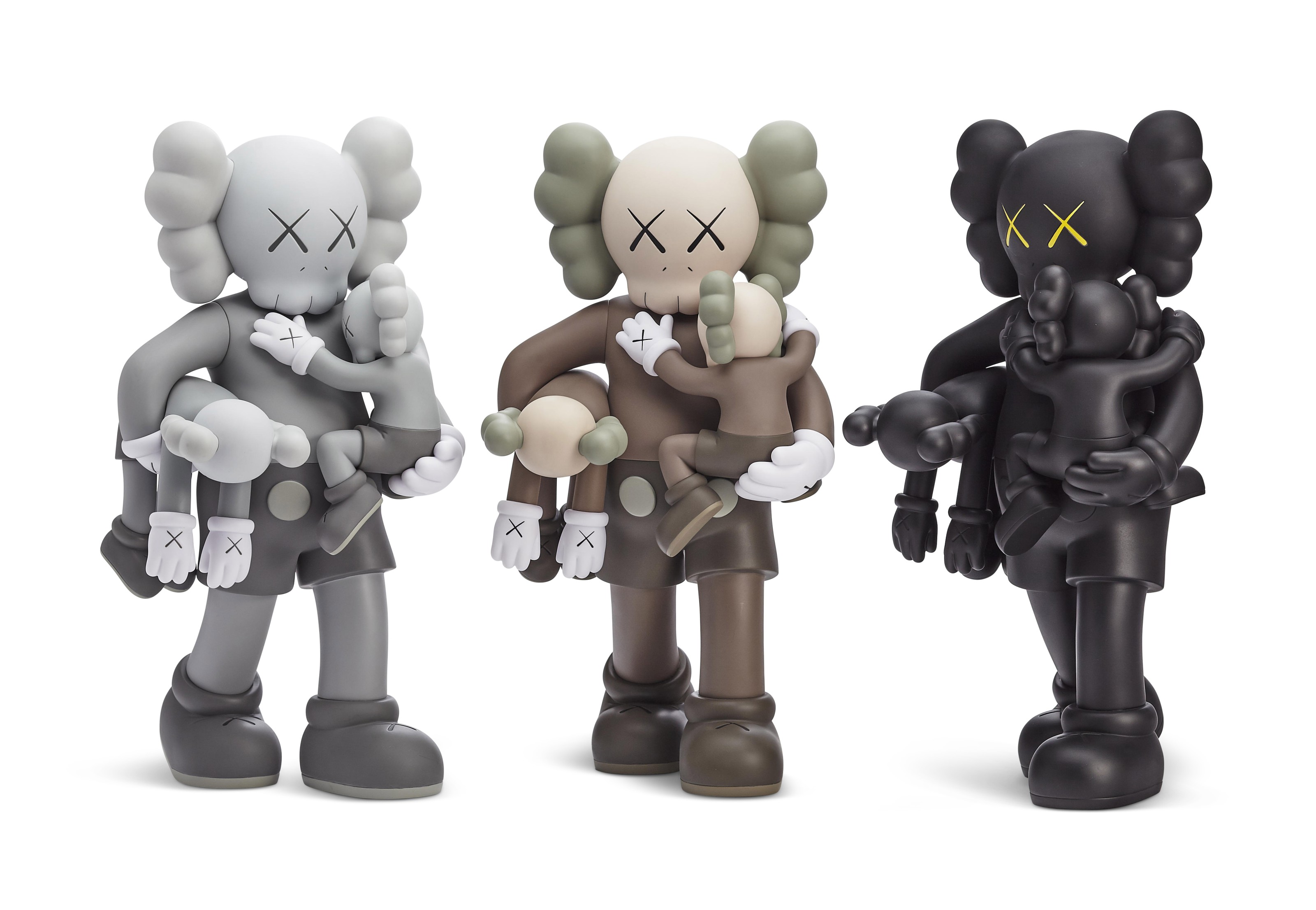 KAWS (B. 1974), CLEAN SLATE (Gray, Brown, & Black) | Christie’s