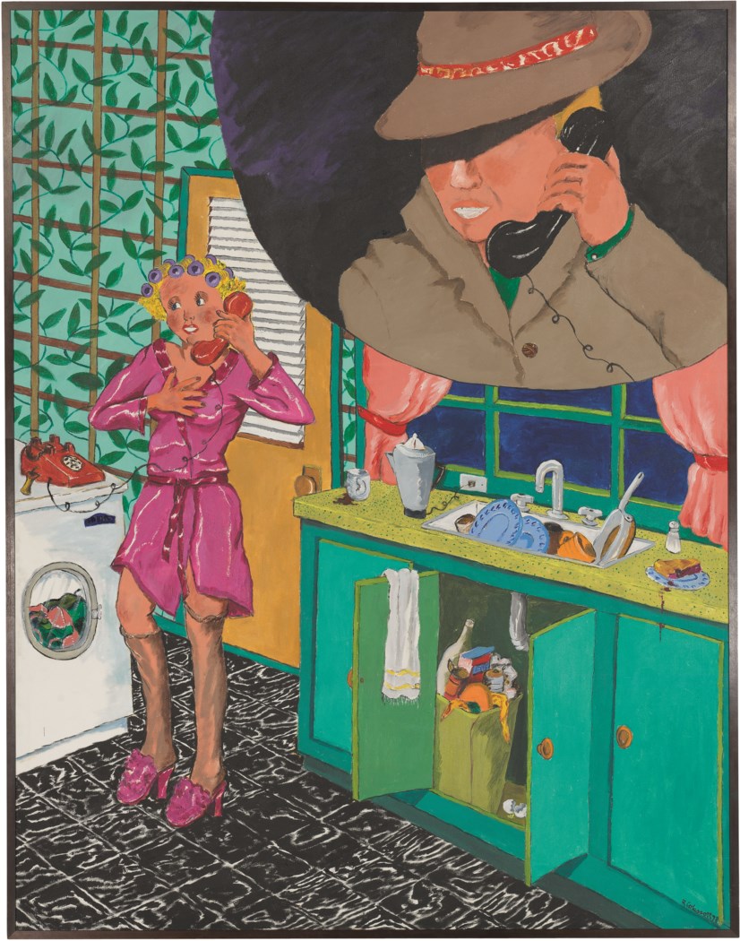Robert Colescott (1925-2009), The Phone Call | Christie's