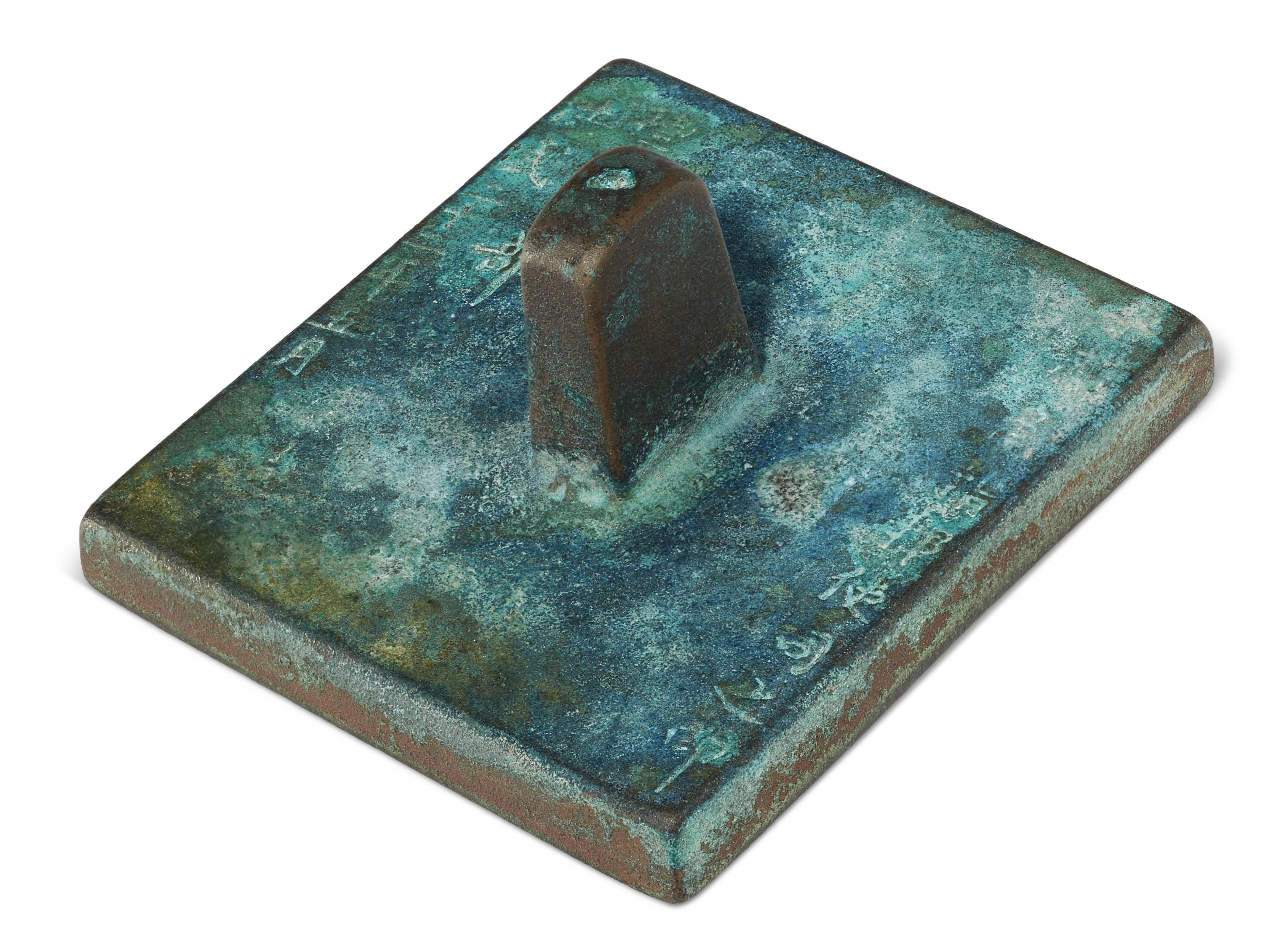 A BRONZE RECTANGULAR SEAL, HONGWU PERIOD, DATED TO 1389 | Christie’s